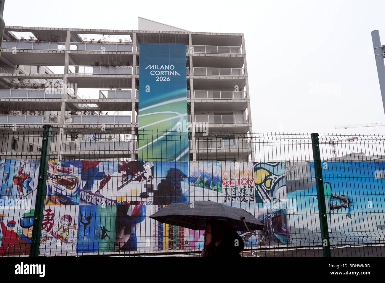 Milan, Olympic Village on Via Ripamonti for the Milan-Cortina 2026 Winter Olympic and Paralympic ...