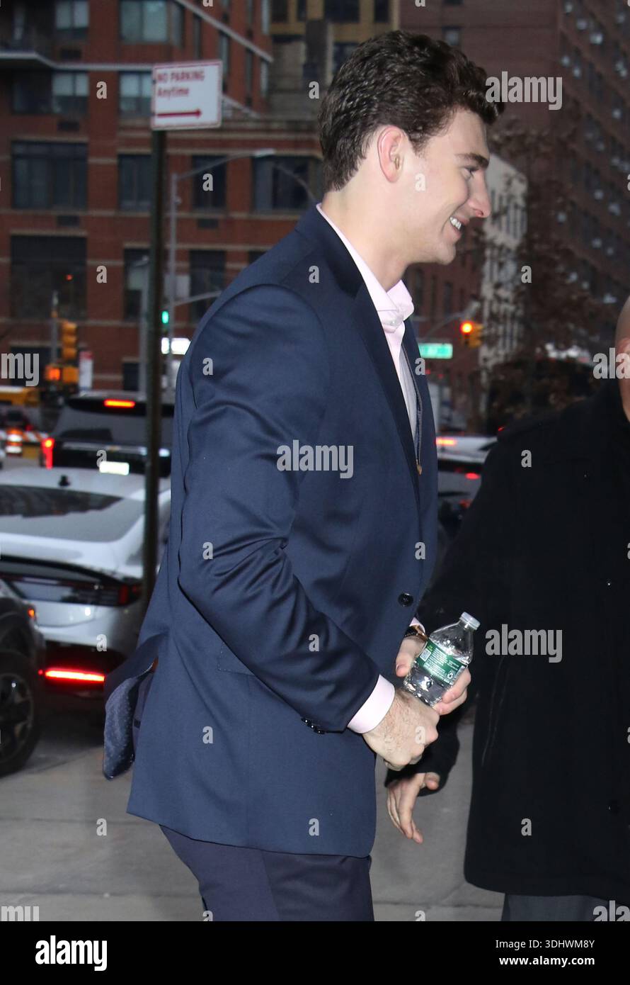 NEW YORK, NY- JANUARY 23: Indiana Hoosiers Quarterback Fernando Mendoza ...