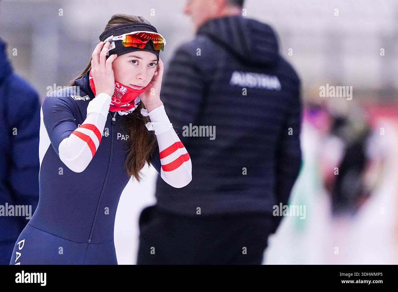 INZELL, GERMANY - JANUARY 23: Jeannine Rosner of Austria during a ...