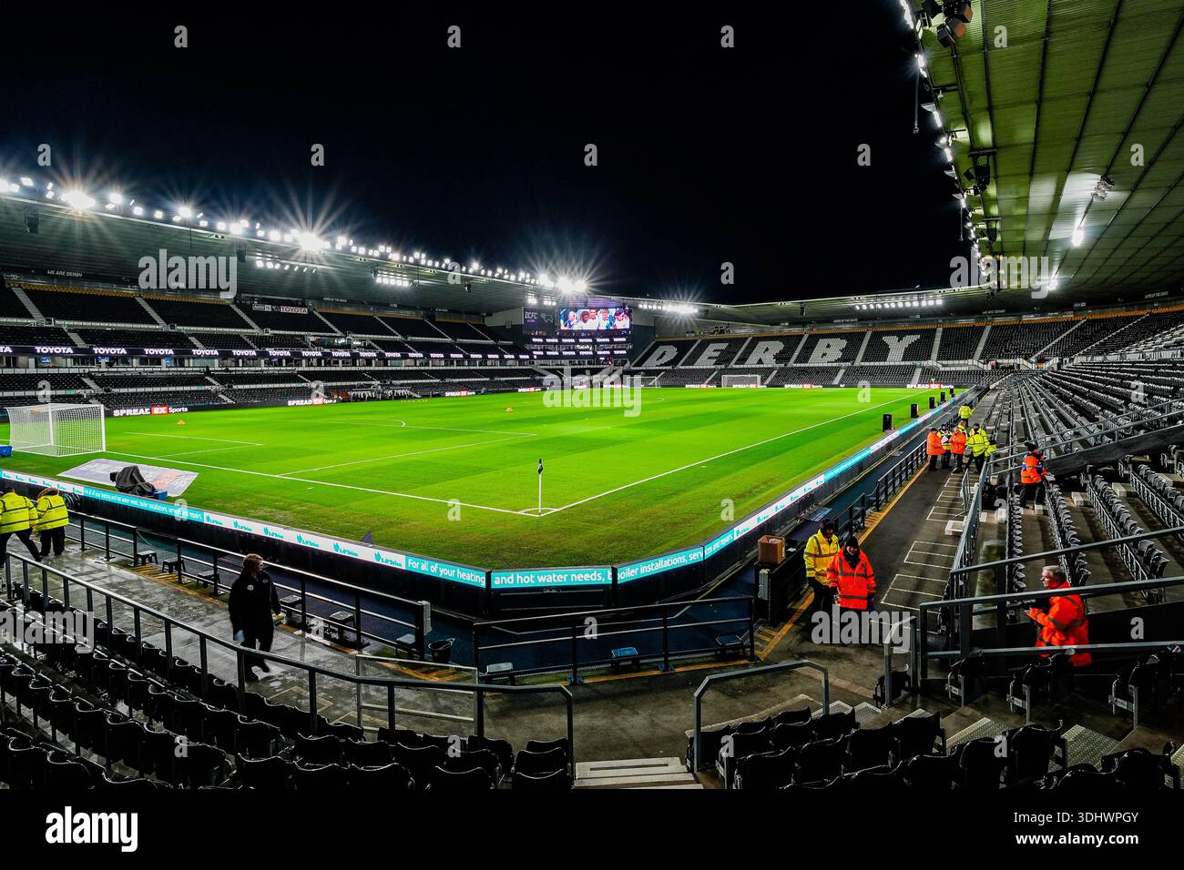 A general view outside the stadium of ahead of the during the Sky Bet ...