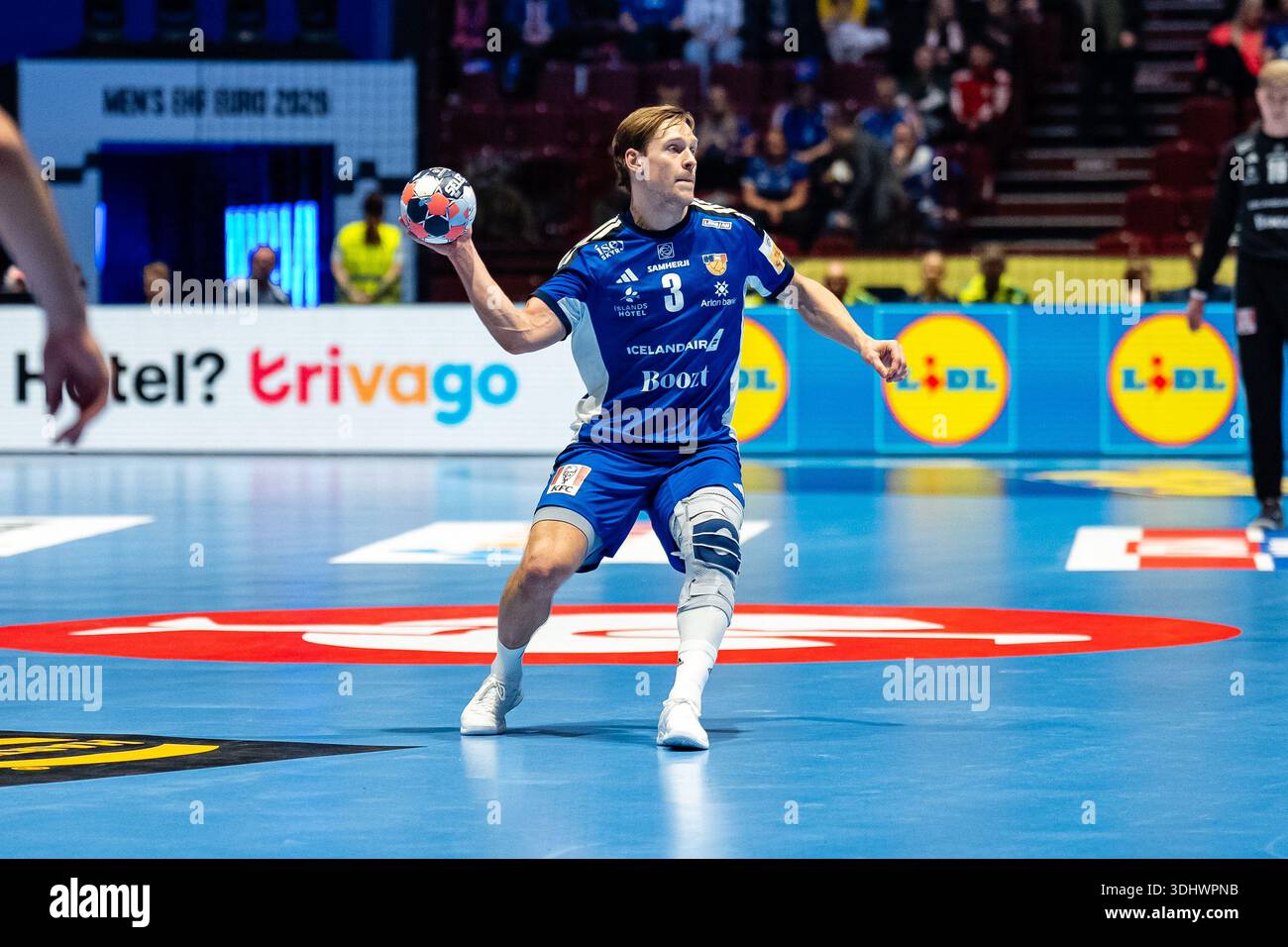 Malmo, Sweden. 23rd of January, 2026. Janus Dadi Smarason (3) of ...
