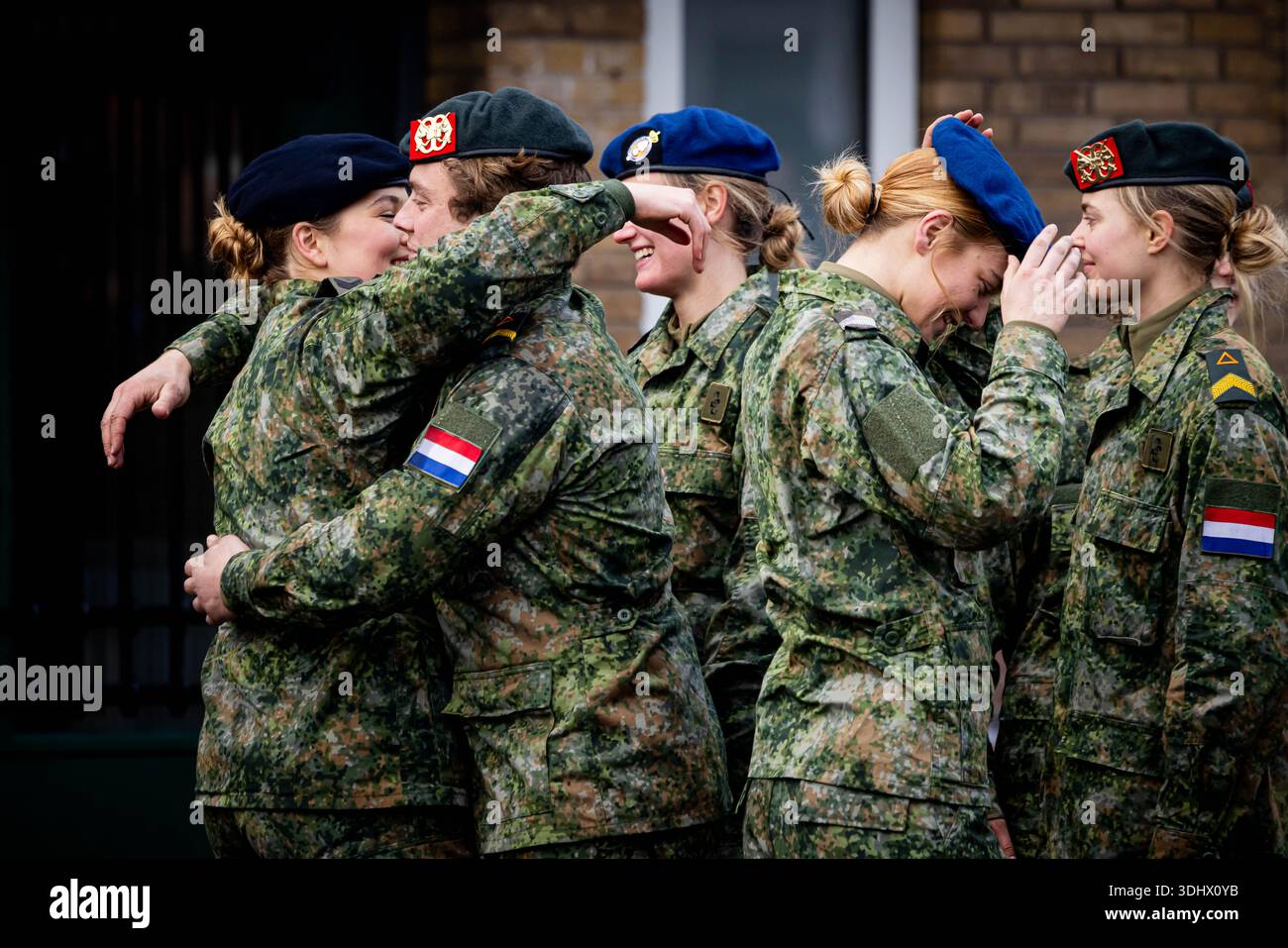 Princess Amalia at the General Military Training (AMO) with Ministry of ...