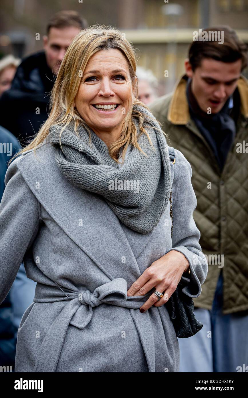 Queen Maxima at the General Military Training (AMO) with Ministry of ...