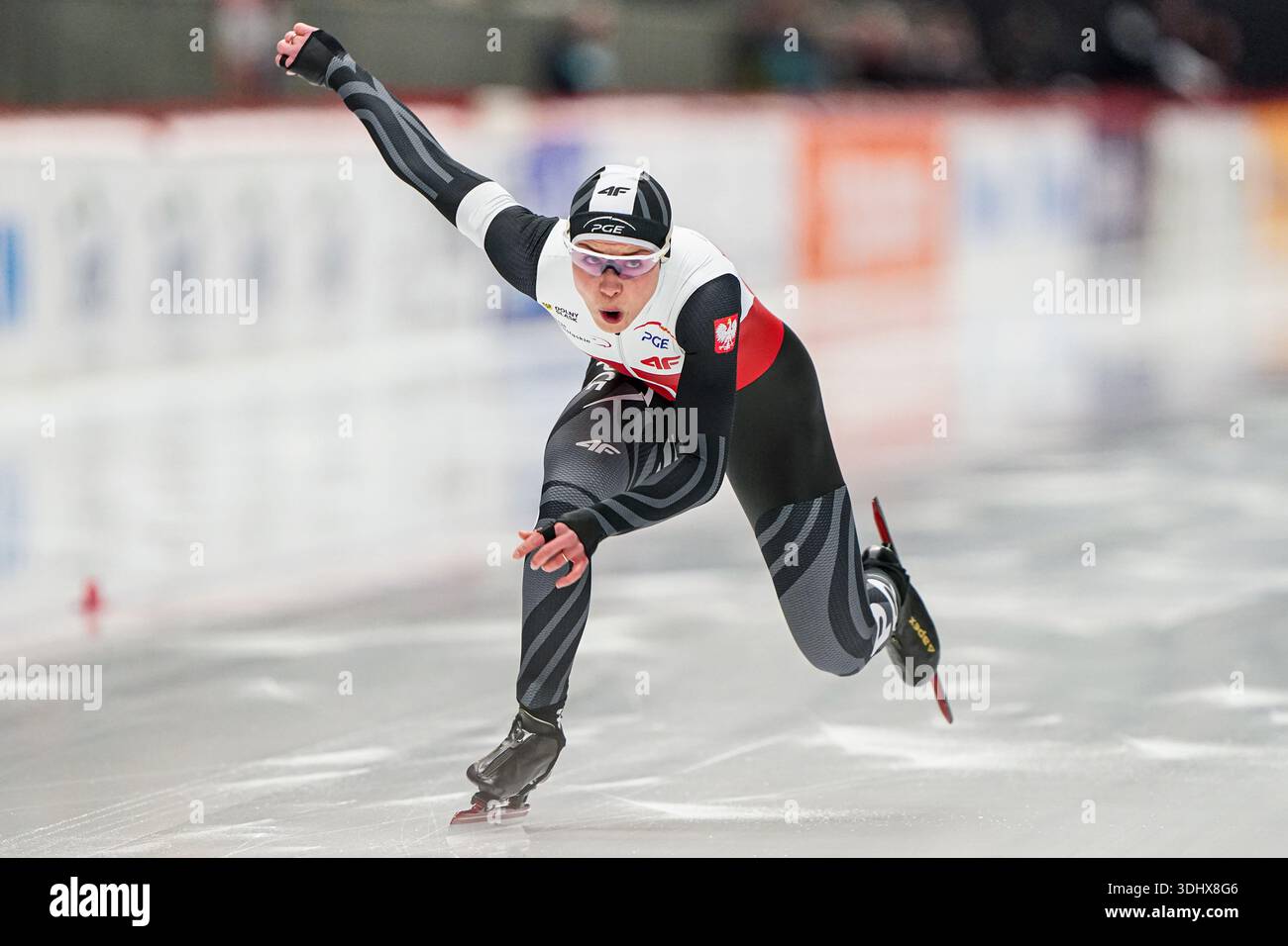 INZELL, GERMANY - JANUARY 23: Kaja Ziomek-Nogal of Poland during the ...