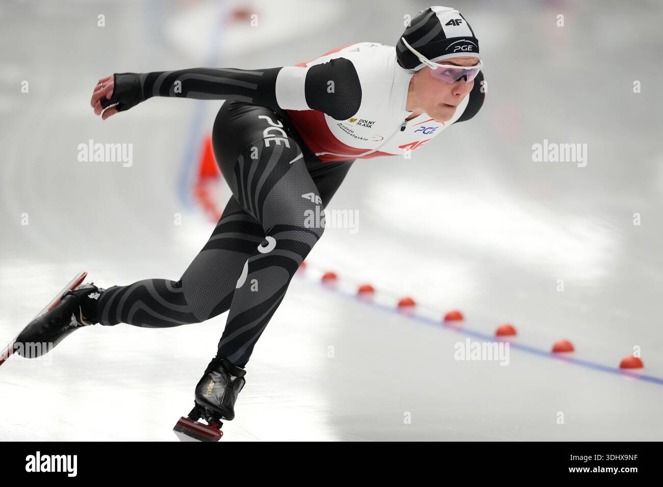 Kaja Ziomek-Nogal of Poland competes during the women's 500 meters at ...
