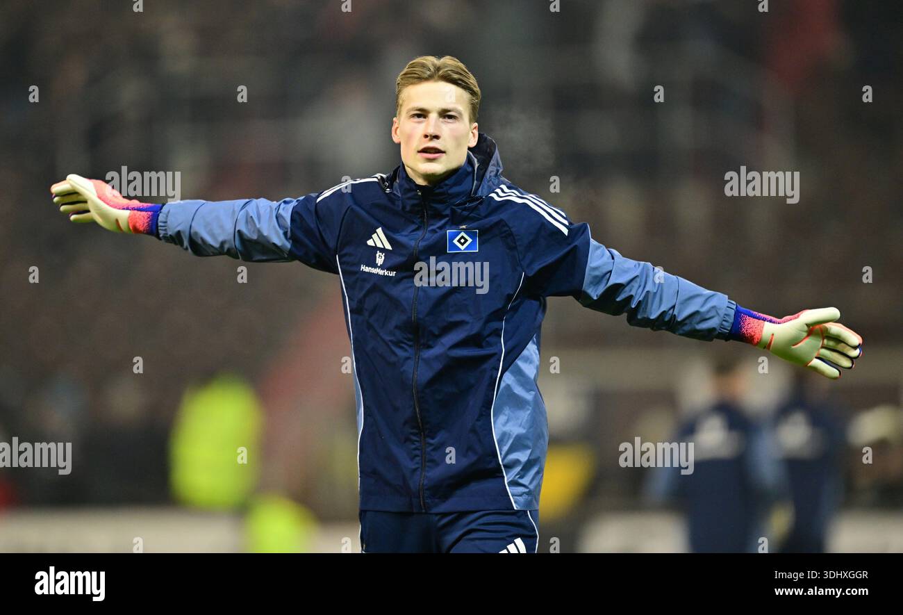 Goalkeeper Sander Tangvik (HSV Hamburg) Hamburg, January 23, 2026 ...