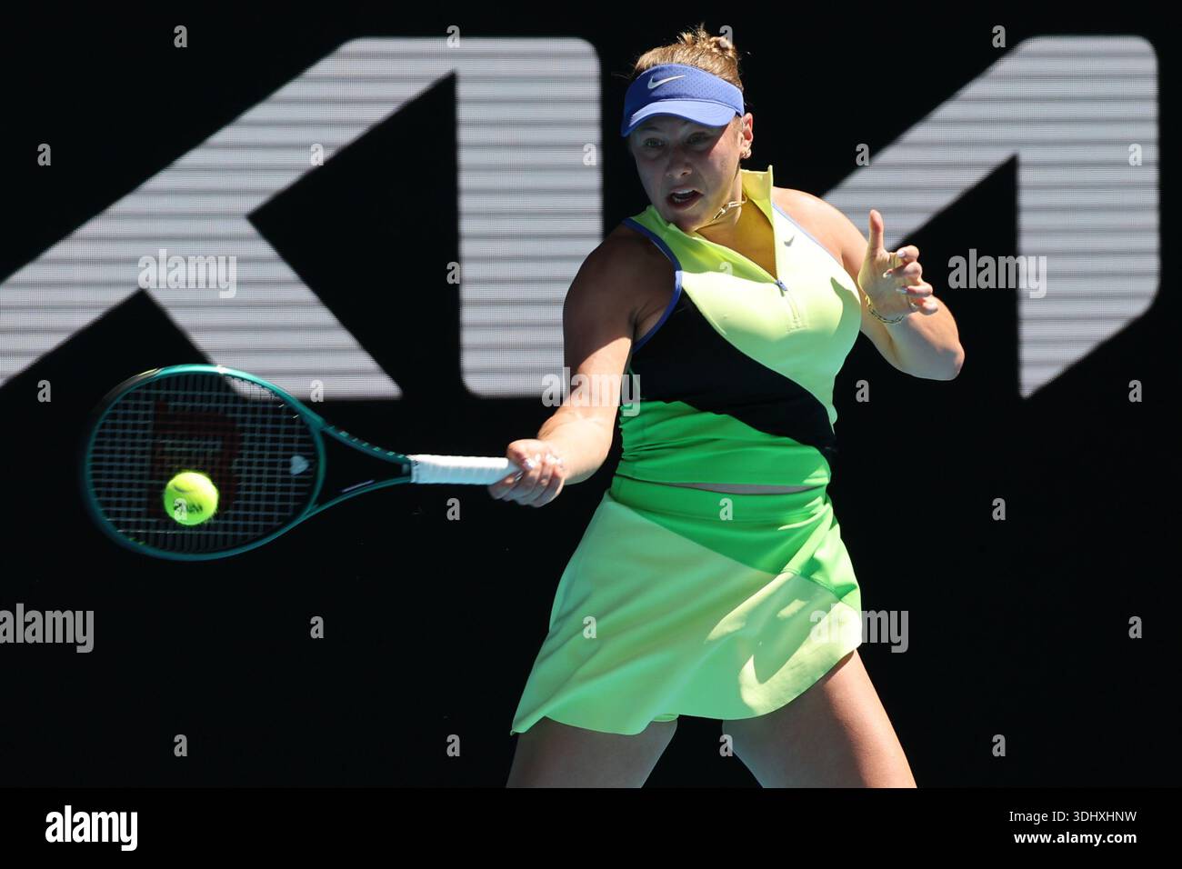 22nd January 2026; Melbourne, Australia; Amanda Anisimova - Australian ...