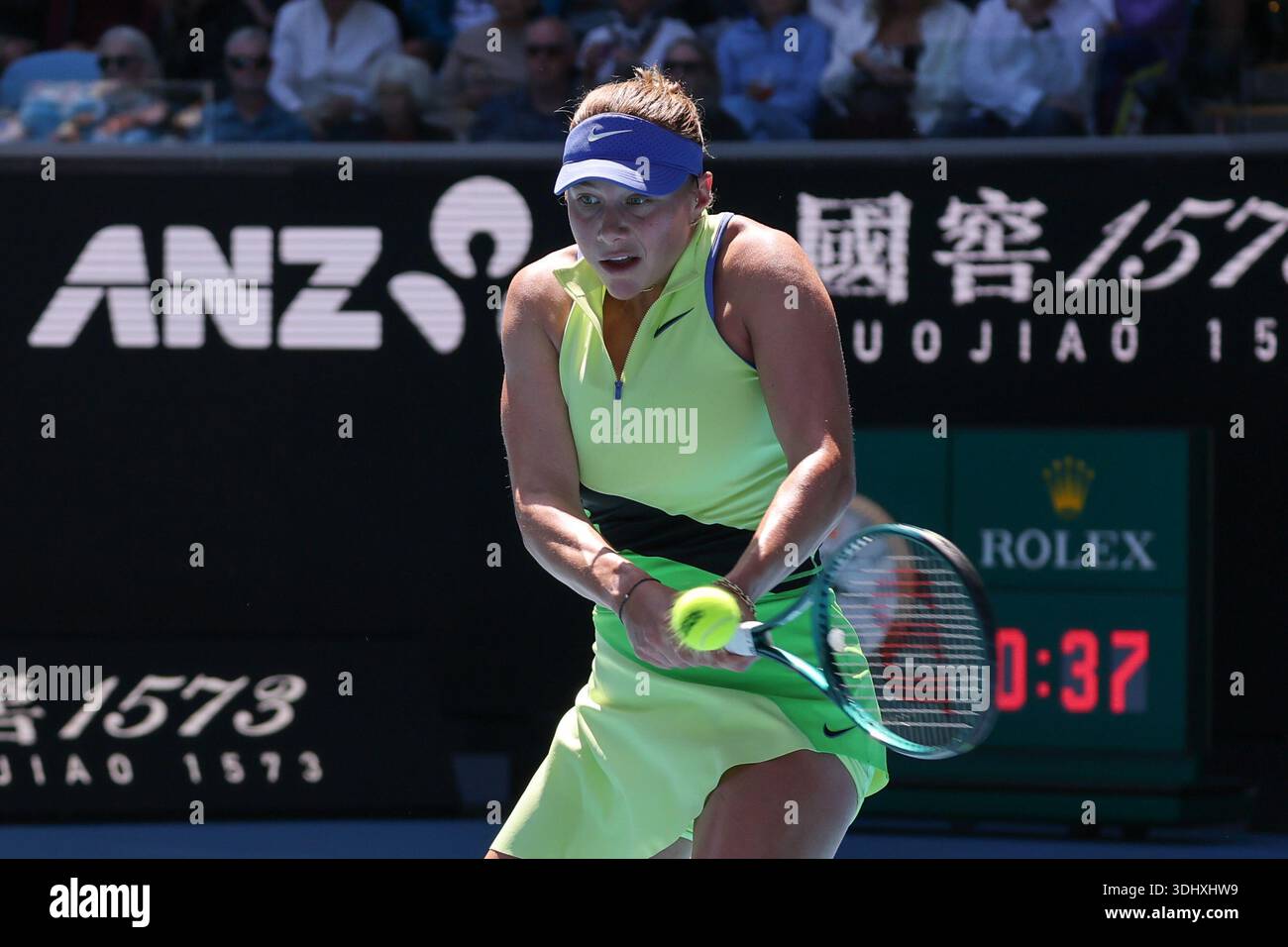 22nd January 2026; Melbourne, Australia; Amanda Anisimova - Australian ...