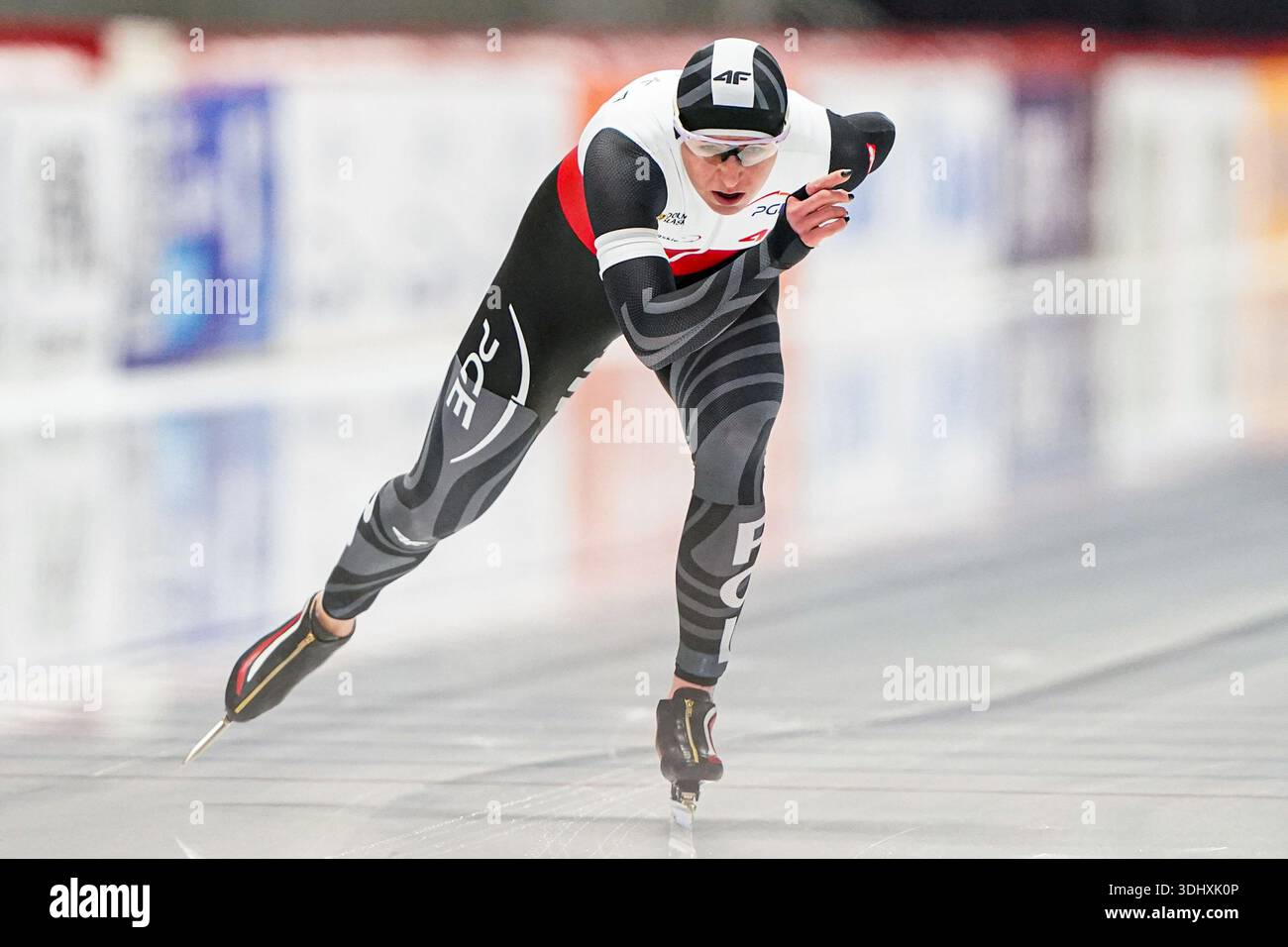 INZELL, GERMANY - JANUARY 23: Natalia Czerwonka of Poland during the ...