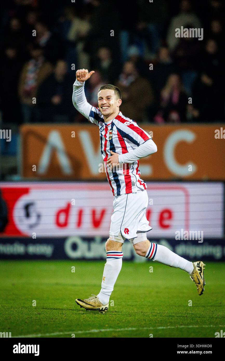 TILBURG , 23-01-2026 , Koning Willem II Stadion , Season 2025 / 2026 ...