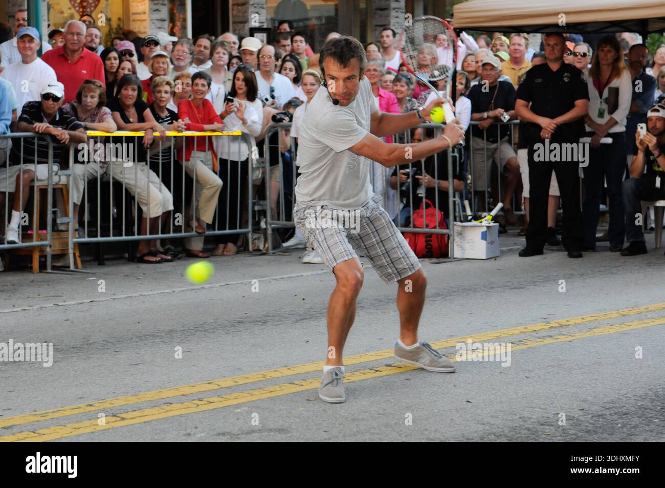 Mats Wilander attends Tennis on the Avenue, on Atlantic Ave,on February ...
