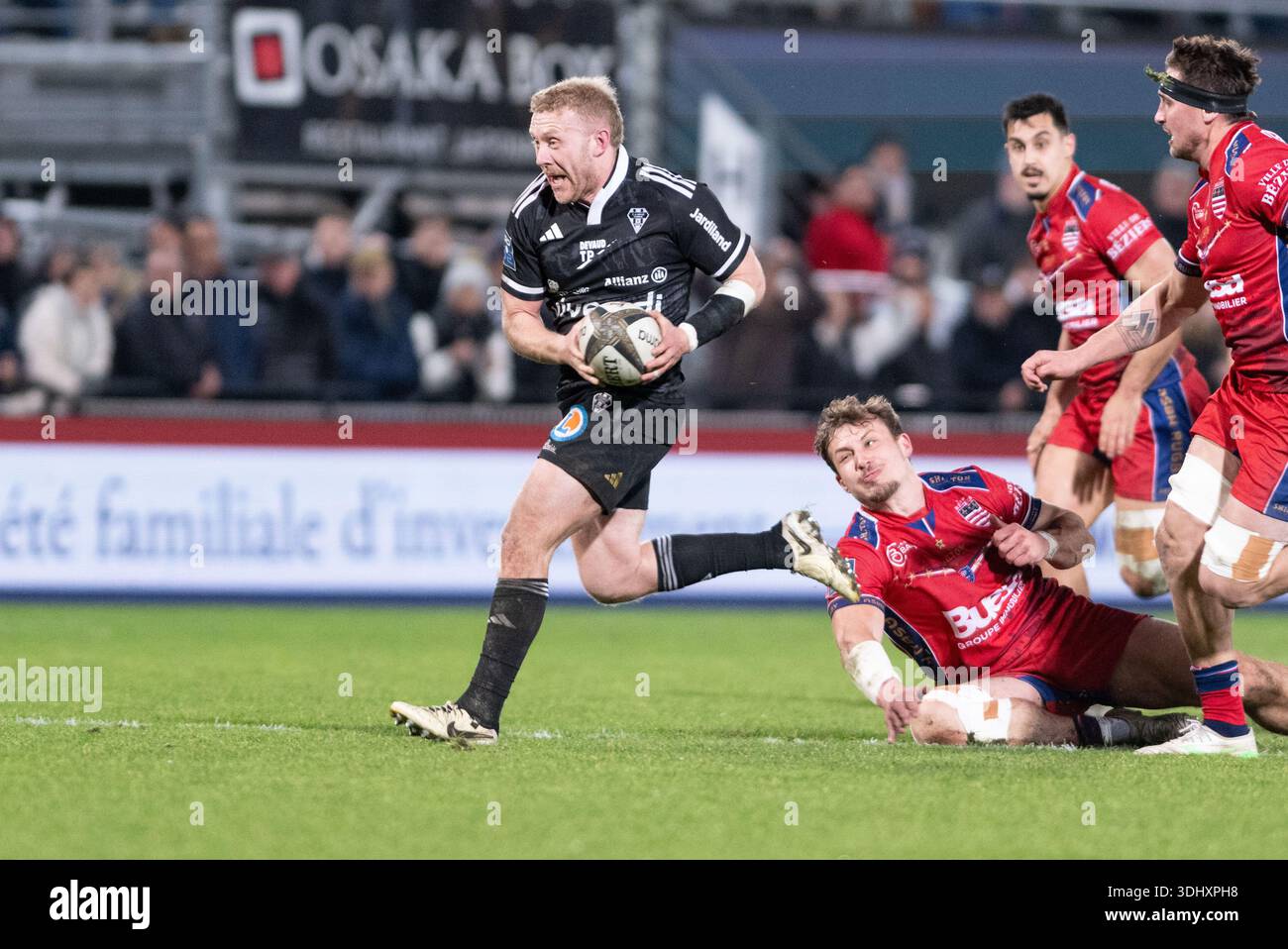 Stuart Olding of Brive during the Pro D2 match between Brive and ...