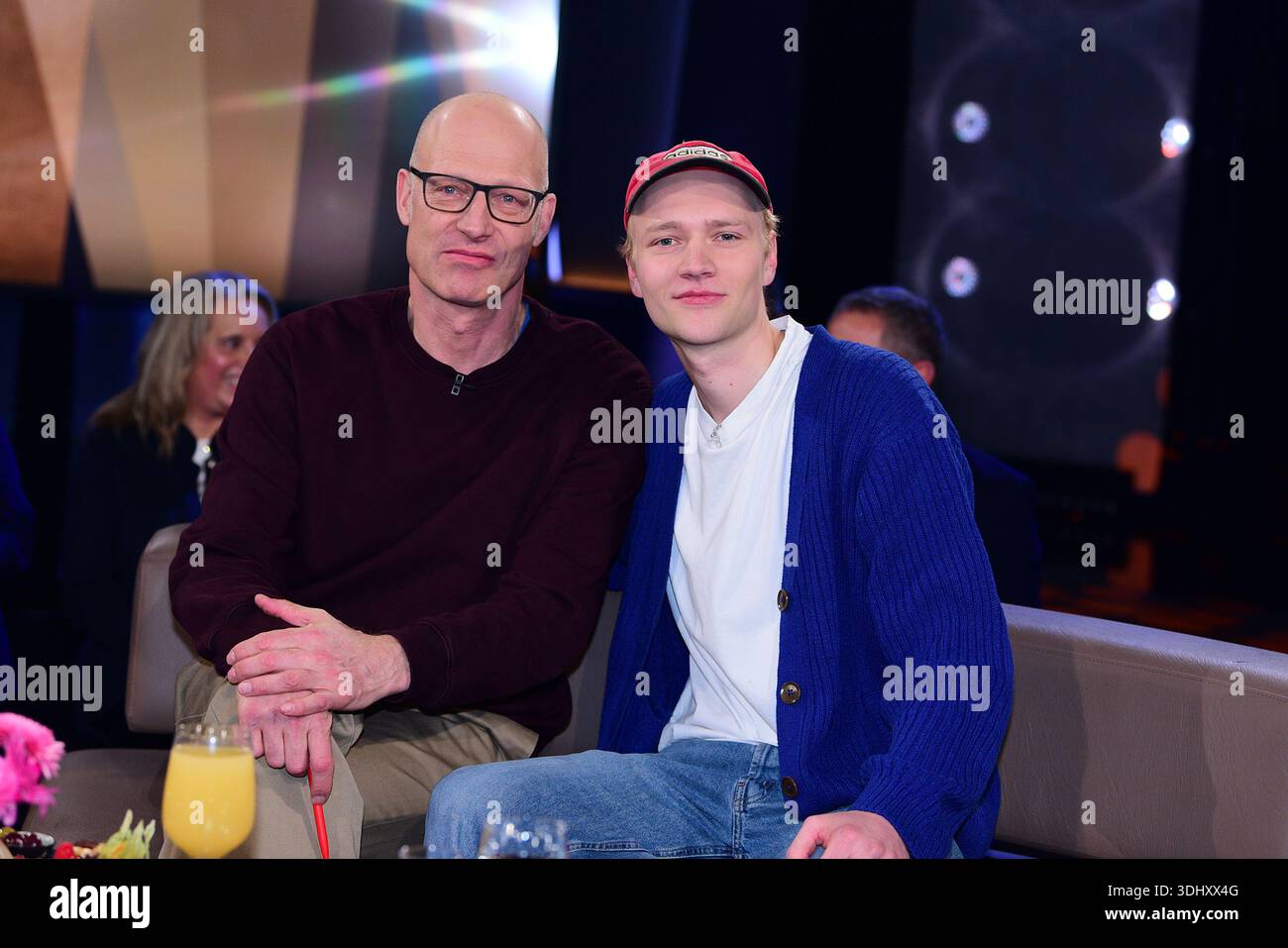 Joachim Meyerhoff and Bruno Alexander during the NDR Talk Show at NDR ...
