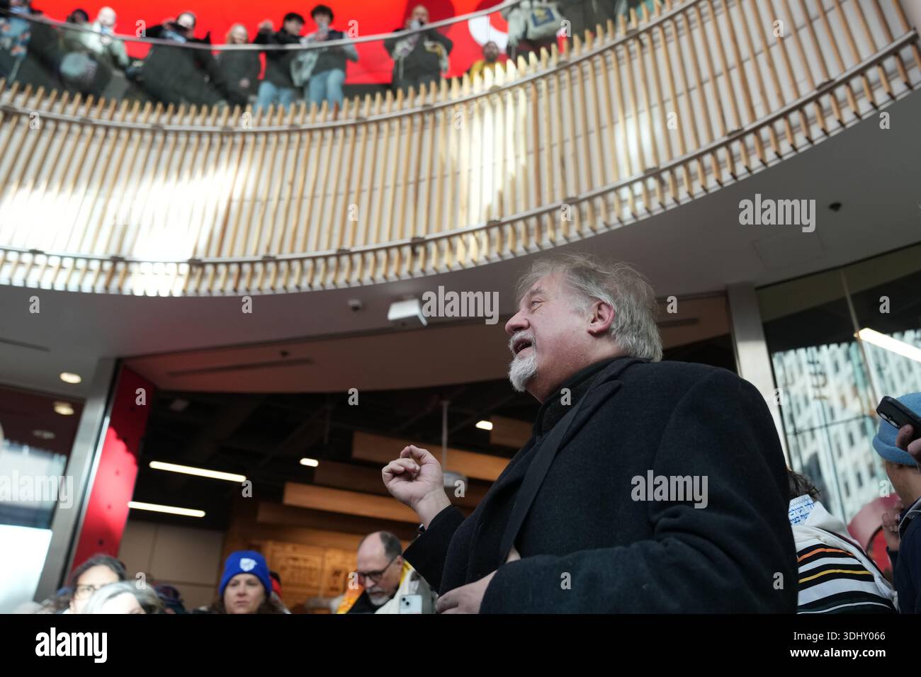 Paster Grant Stevenson joins other protesters against Federal ...