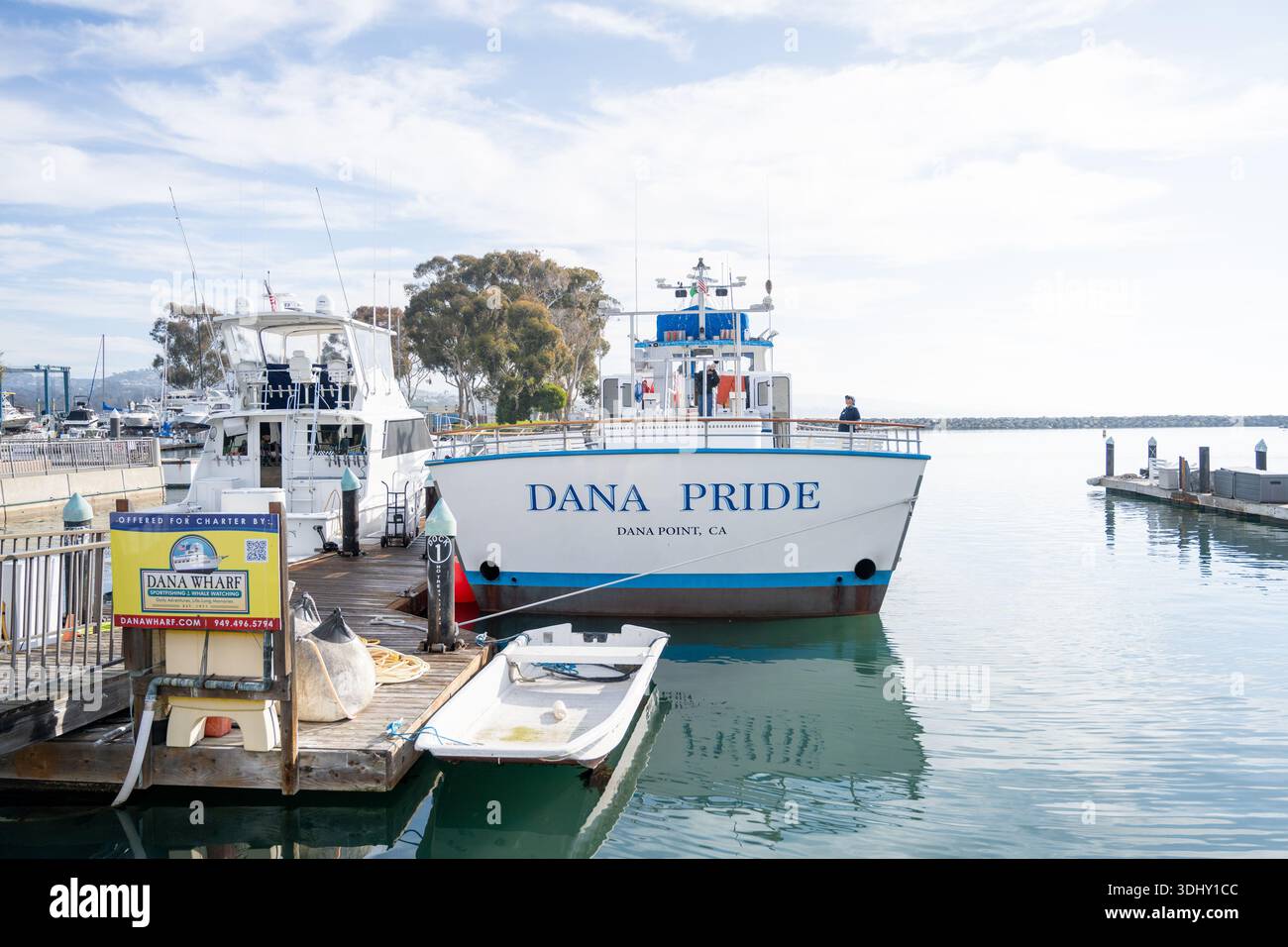 Dana Wharf whale watching vessel Dana Pride in Dana Point, California ...