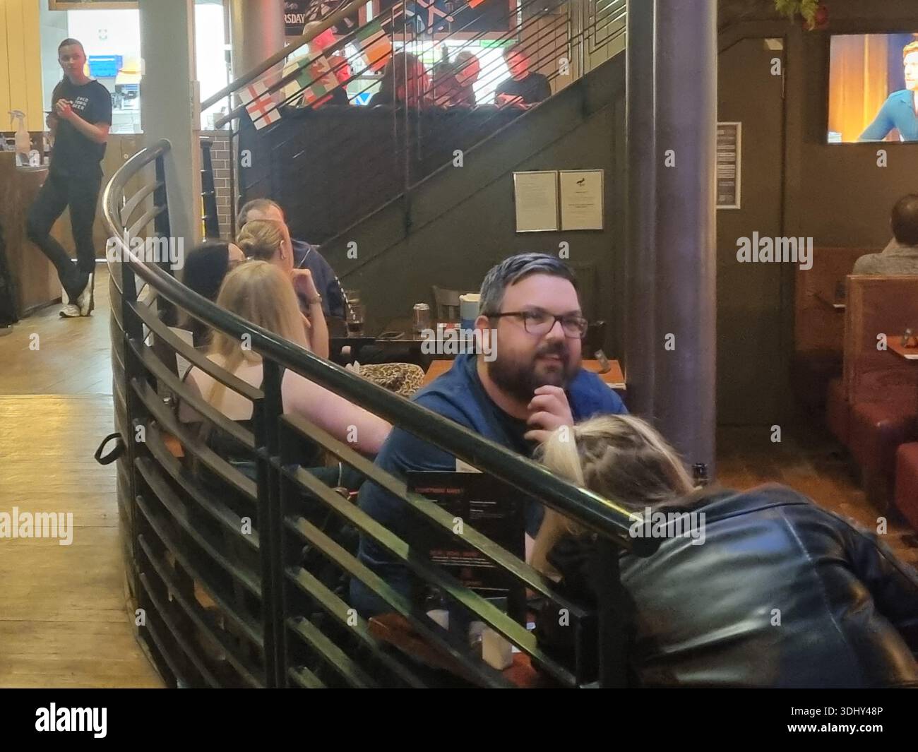 Traitors fans during a watch party in The Raven in Glasgow, for the ...