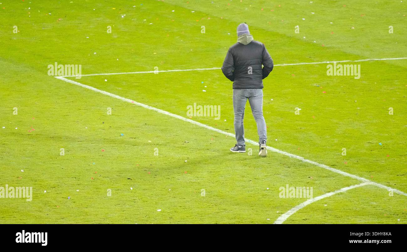 Trainer [coach] Alexander Blessin (St. Pauli) Hamburg, January 23, 2026 ...