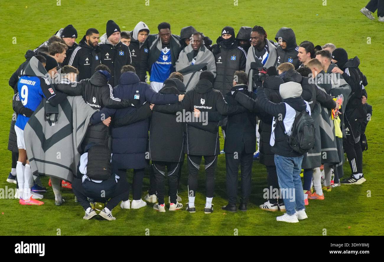 Team HSV Hamburg after the game Hamburg, January 23, 2026, Football ...