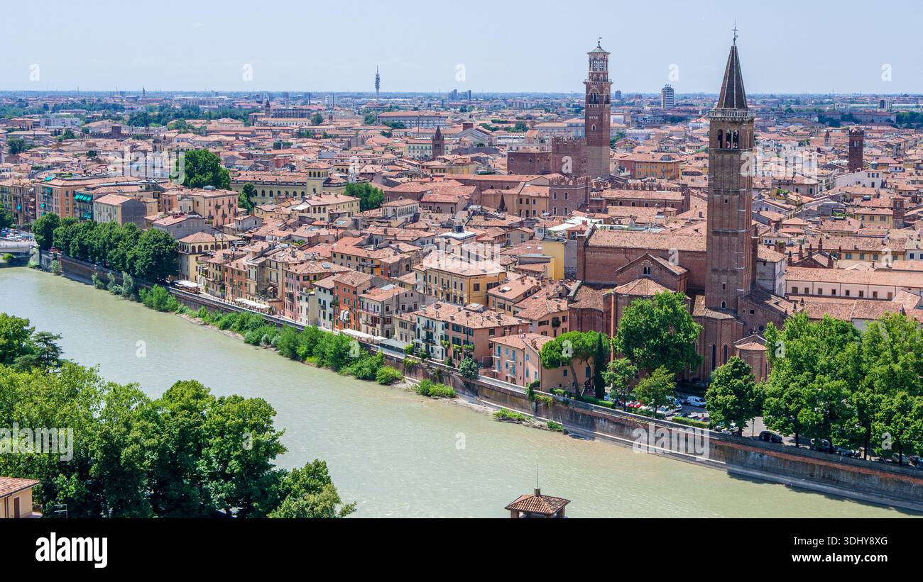 Ancient Structures Dominate Horizon, Winding River With Historic ...