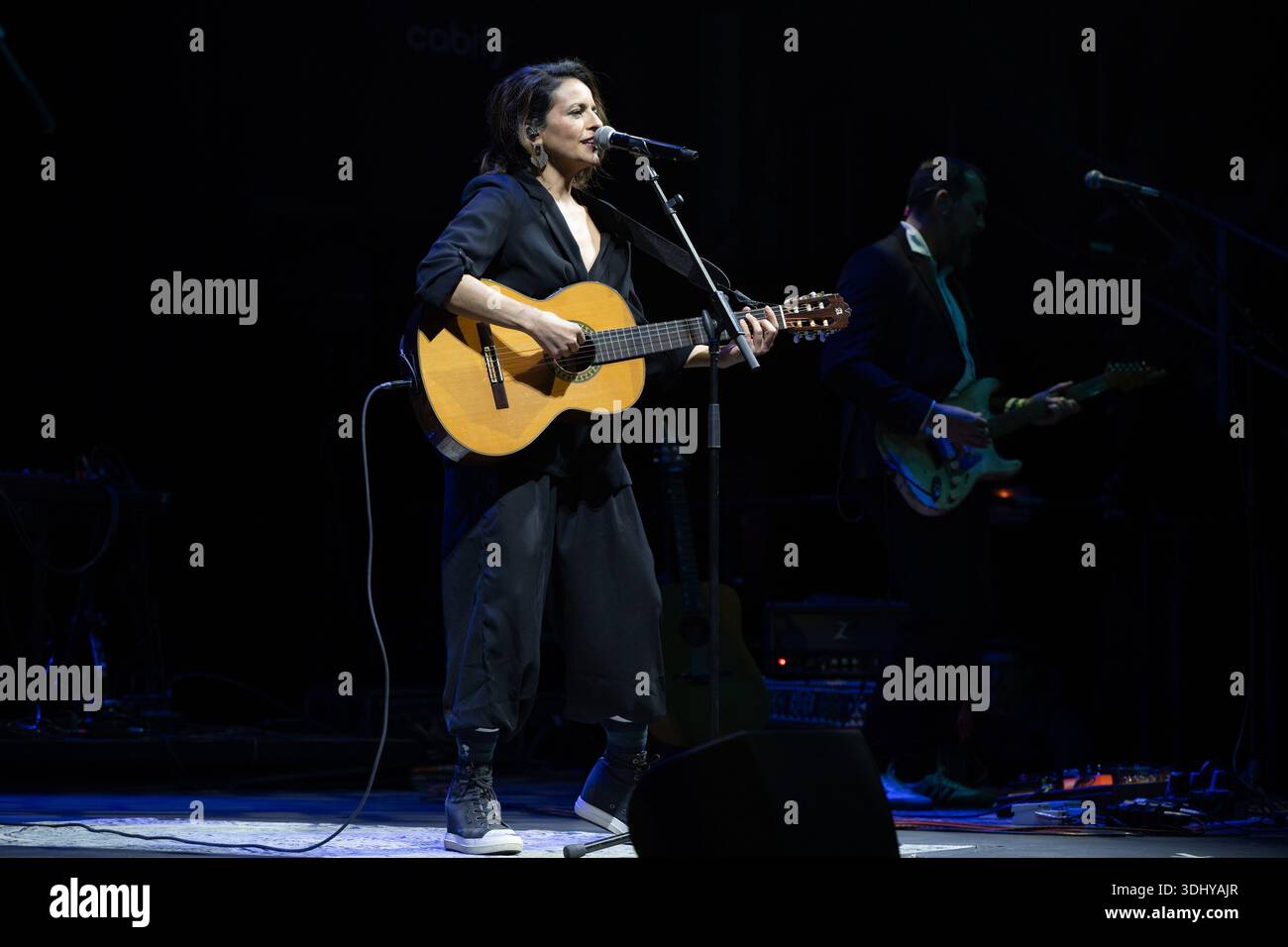 Singer María Nieves Rebolledo, known as Bebe, performs during the ...