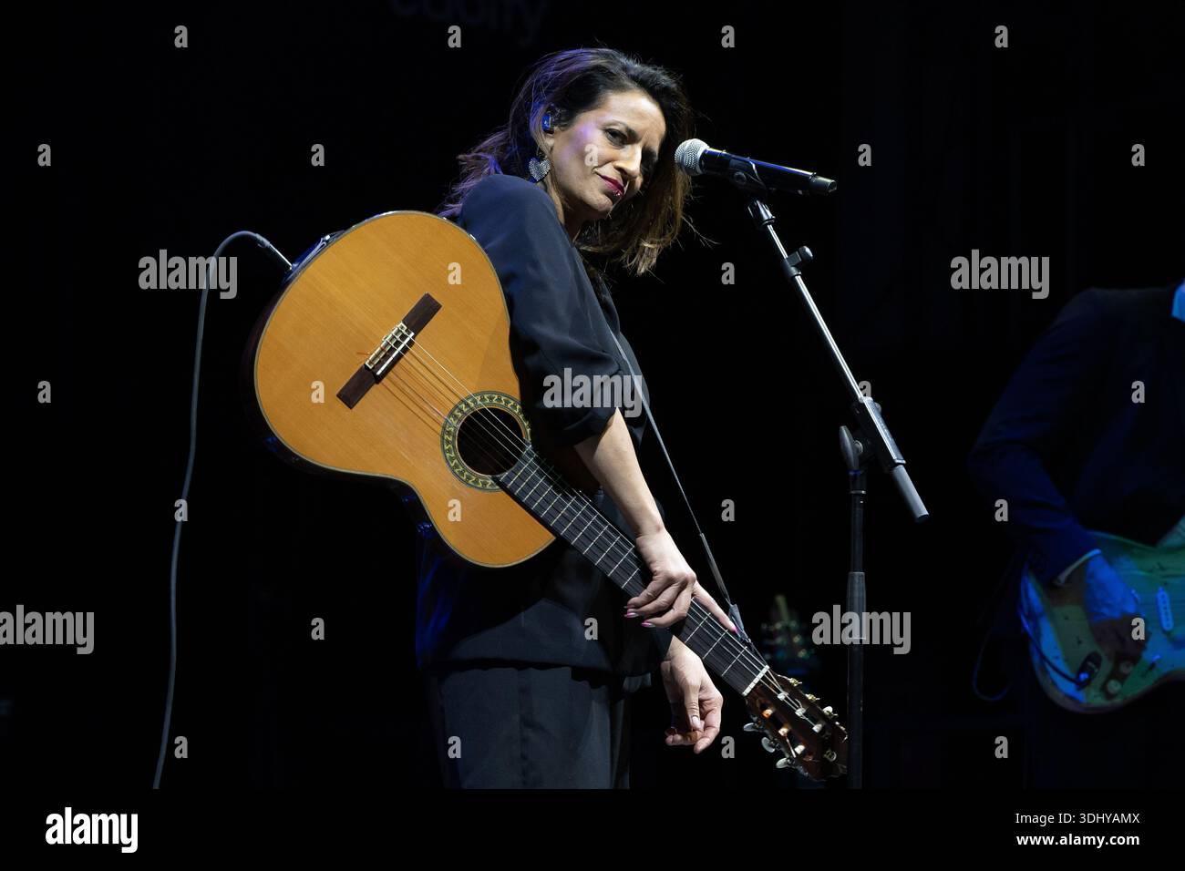 Singer María Nieves Rebolledo, known as Bebe, performs during the ...