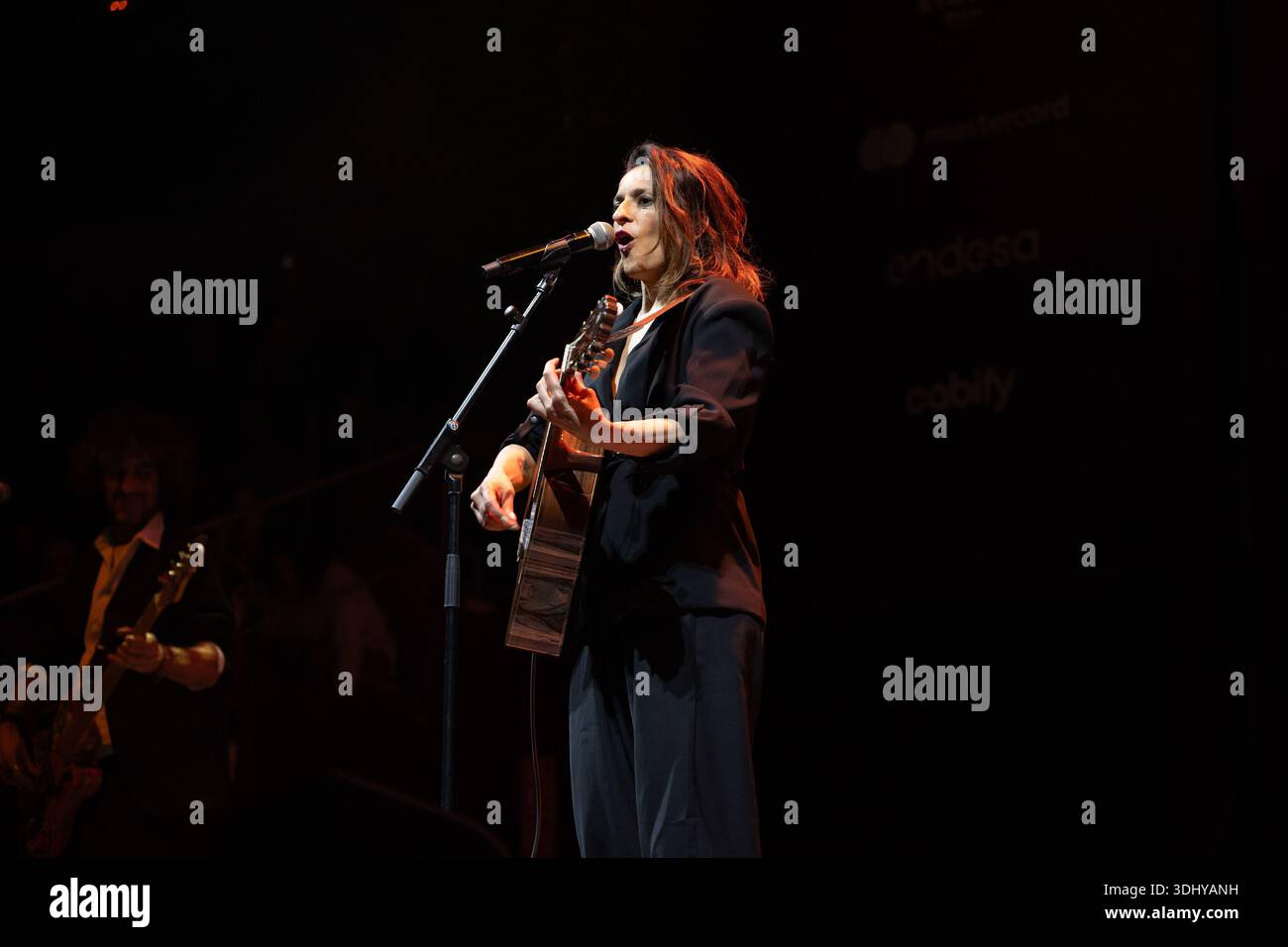 Singer María Nieves Rebolledo, known as Bebe, performs during the ...