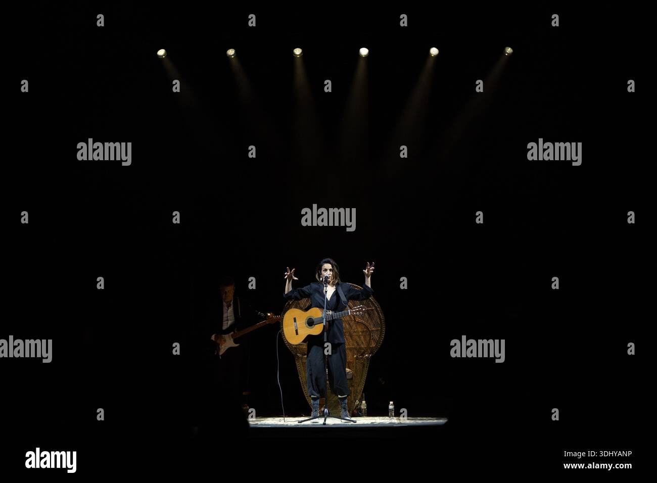 Singer María Nieves Rebolledo, known as Bebe, performs during the ...