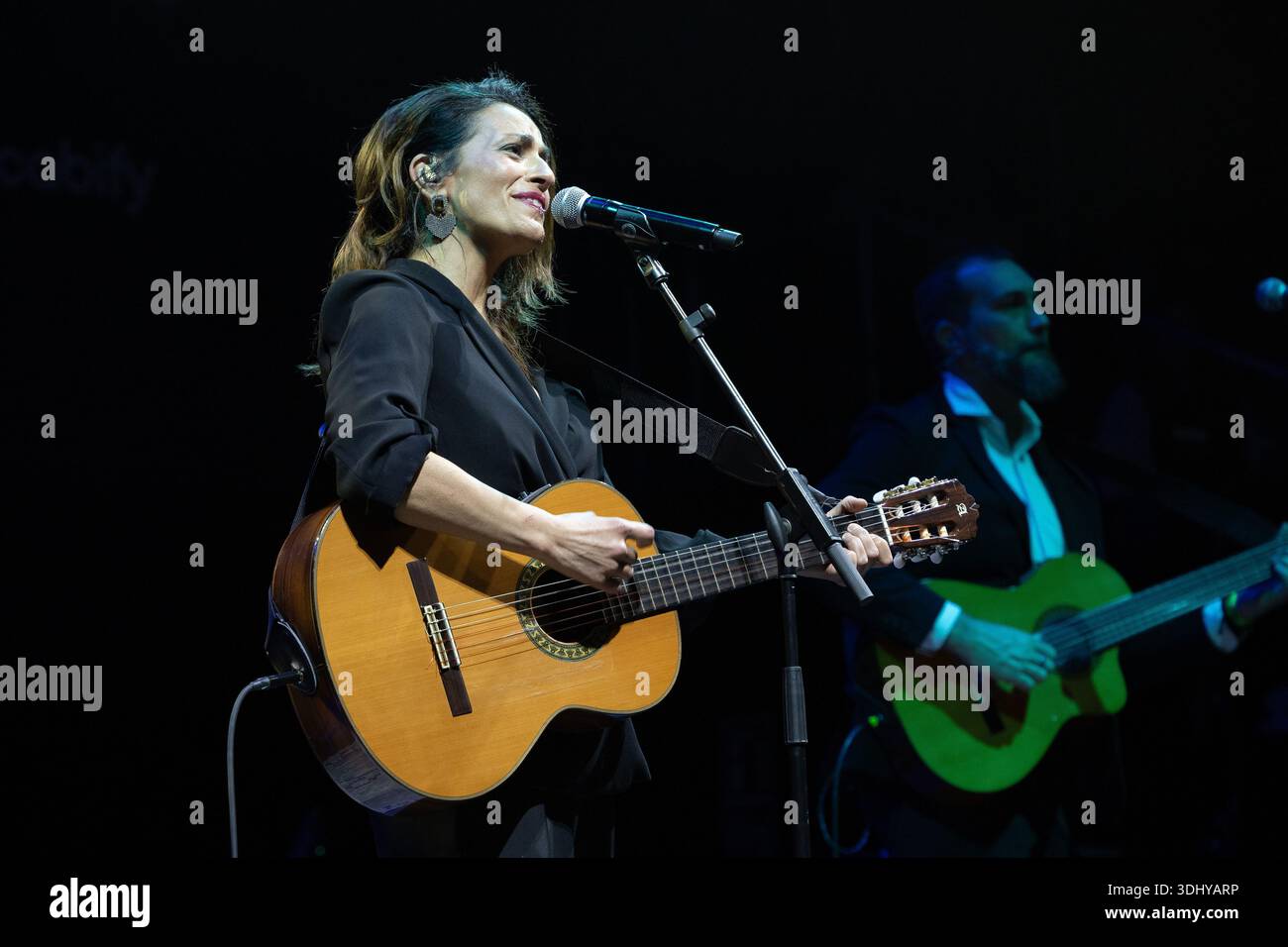 Singer María Nieves Rebolledo, known as Bebe, performs during the ...