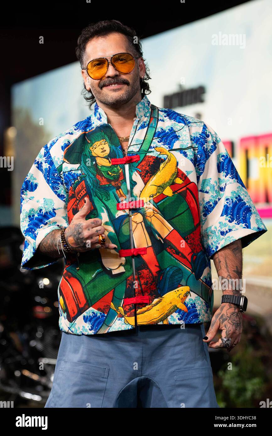 Director Angel Manuel Soto poses for photographers upon arrival at the ...