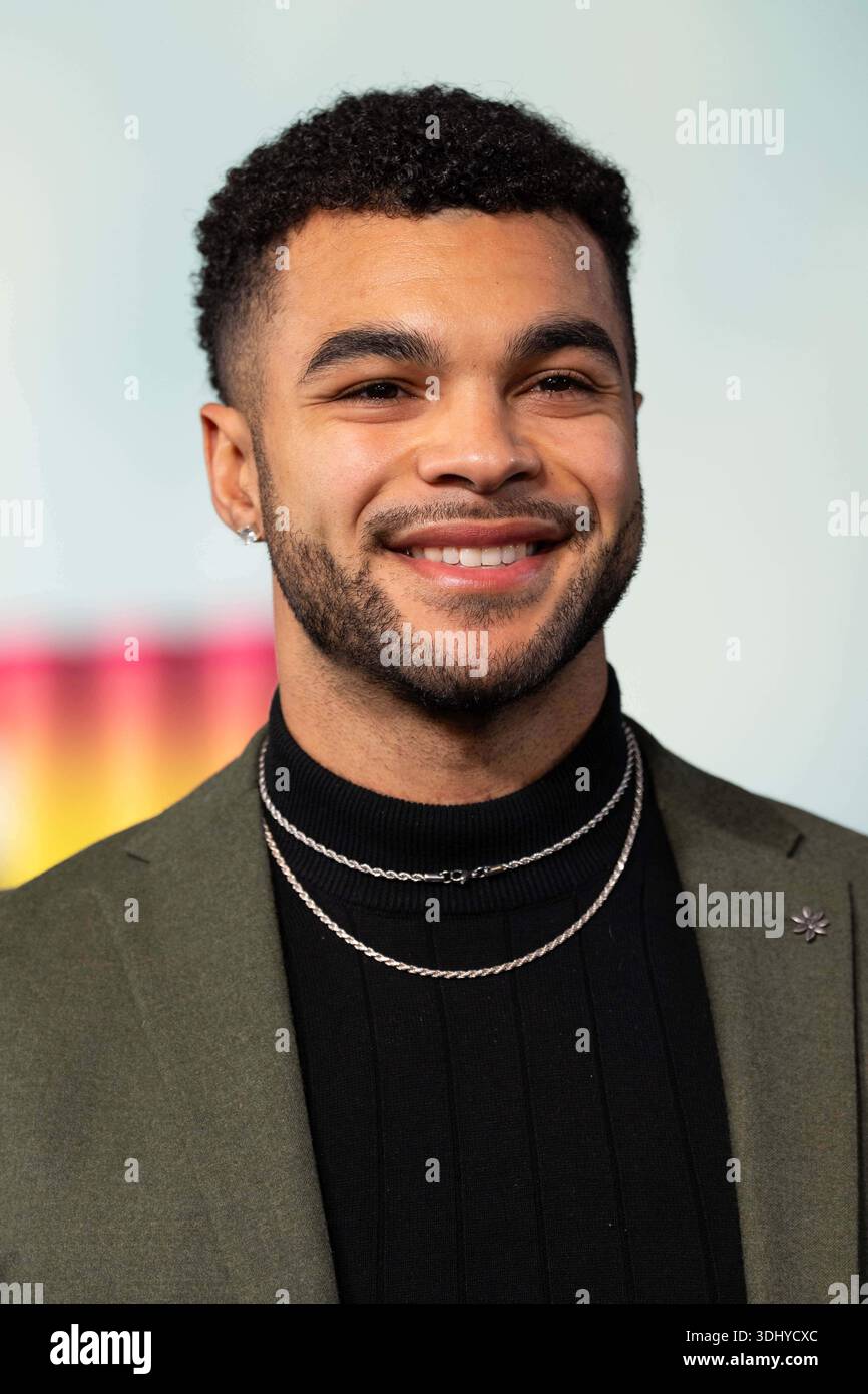 Jamie Rhodes poses for photographers upon arrival at the screening for ...