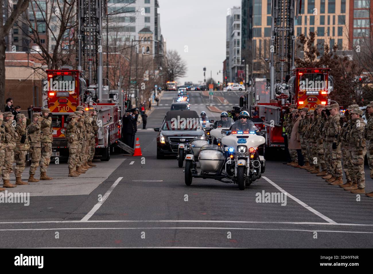 Washington, Dc, USA. 23rd Jan, 2026. Hundreds of police officers ...