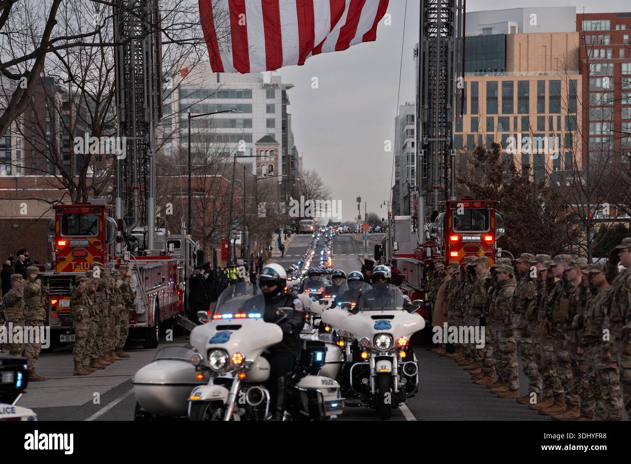 Washington, Dc, USA. 23rd Jan, 2026. Hundreds of police officers ...