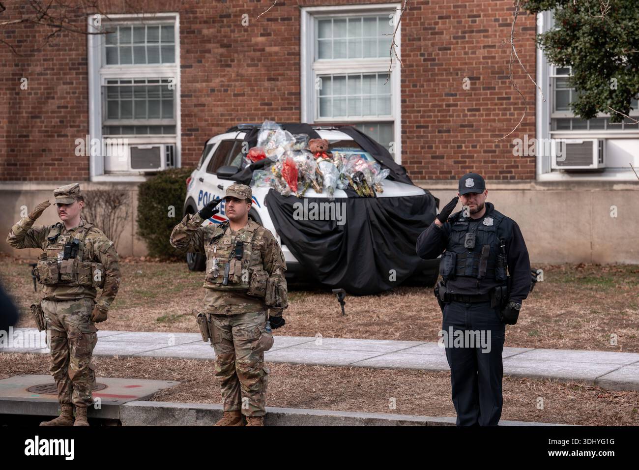 Washington, Dc, USA. 23rd Jan, 2026. Hundreds of police officers ...