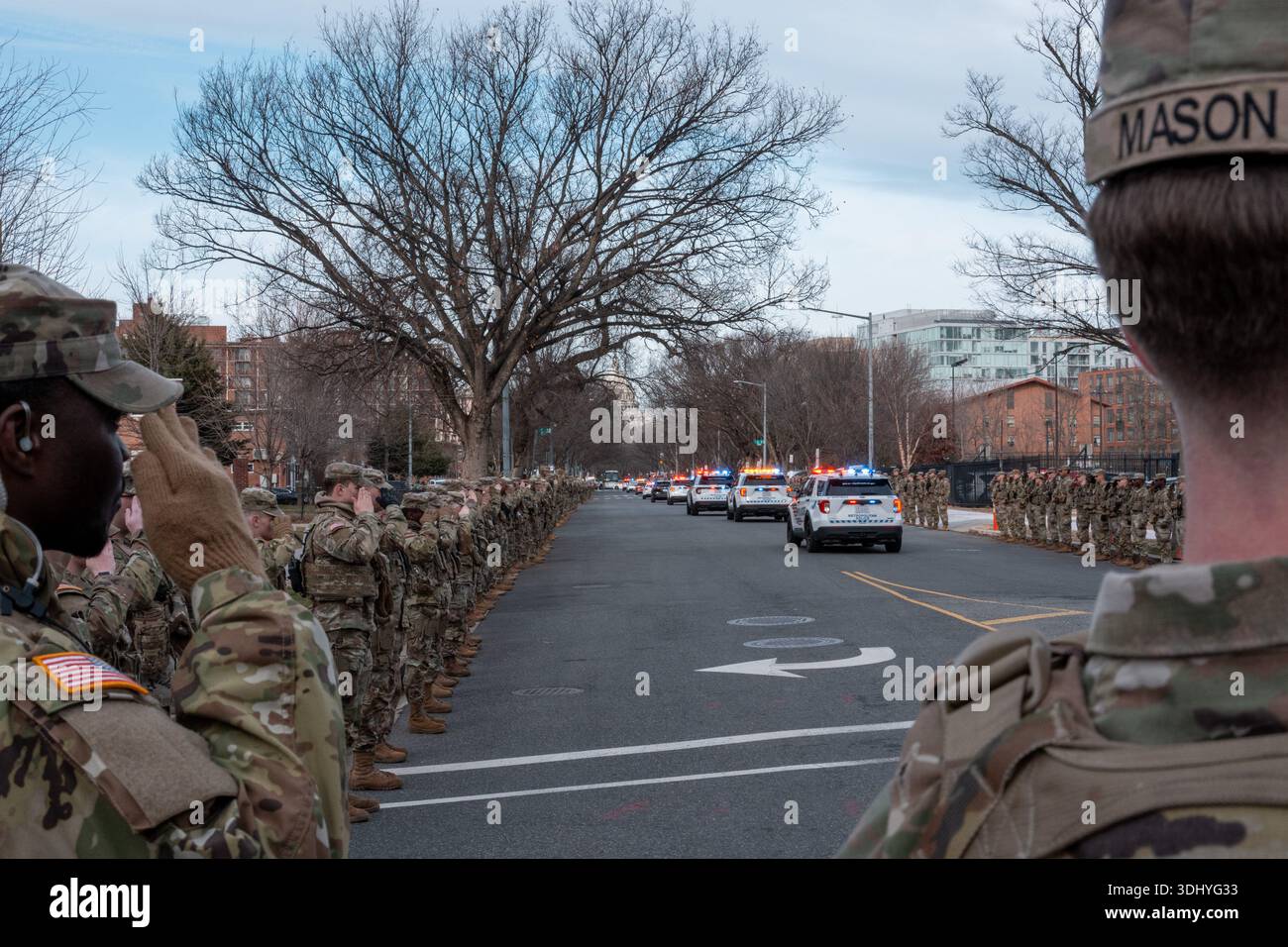 Washington, Dc, USA. 23rd Jan, 2026. Hundreds of police officers ...