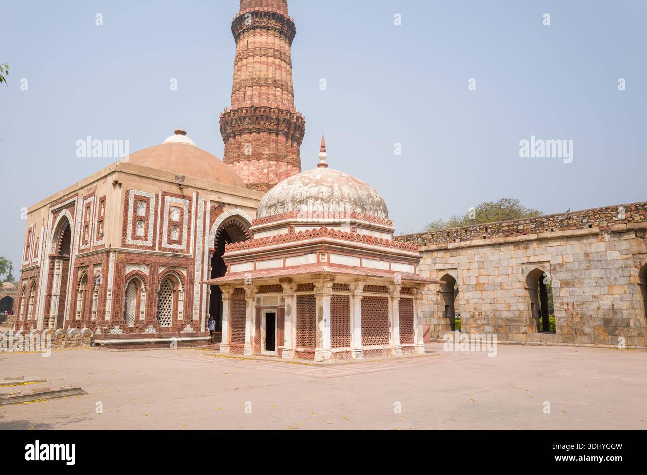 Delhi, India - March 30, 2024: The image shows Imam Zamin's Tomb with ...