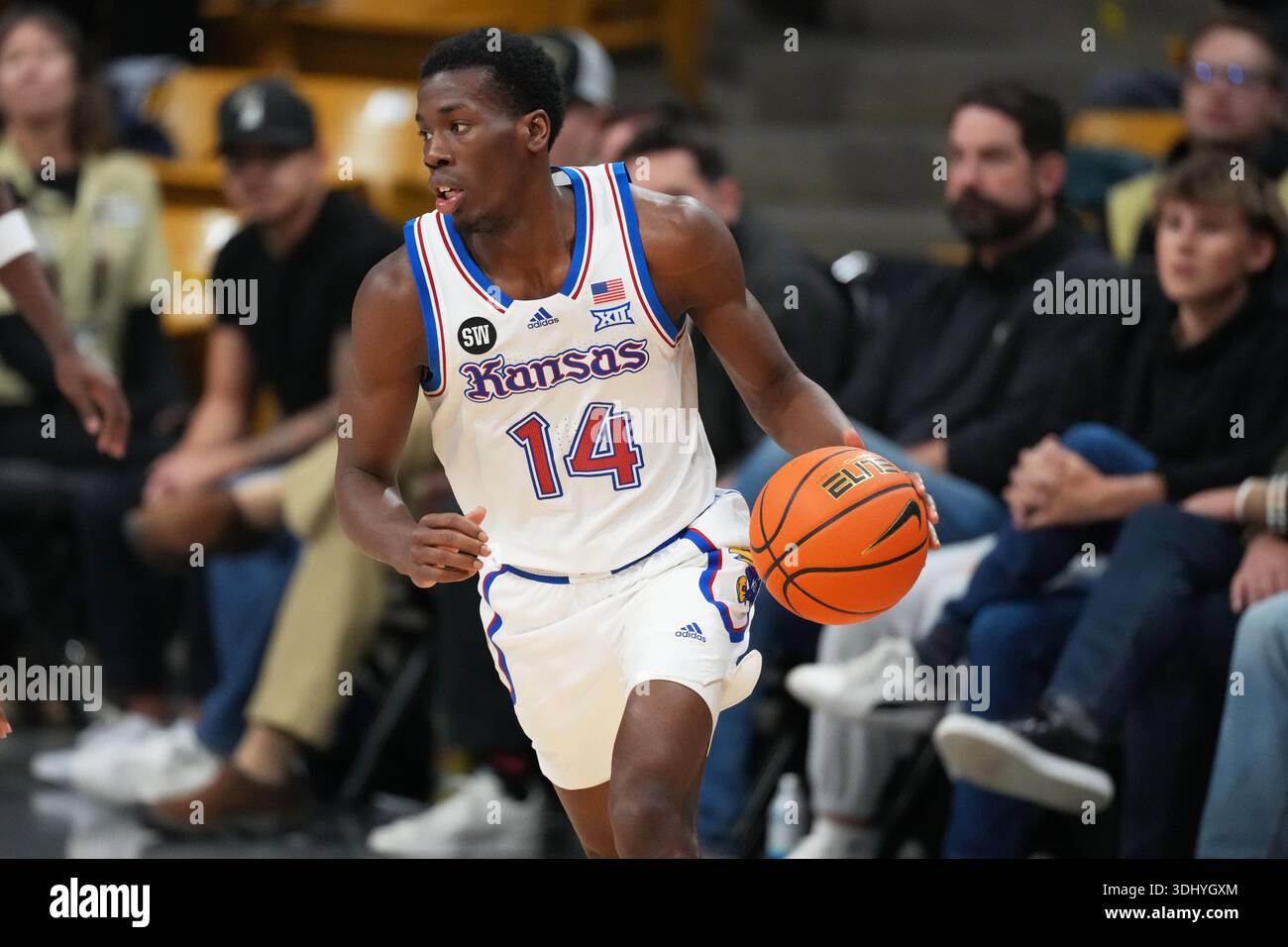 Kansas guard Melvin Council Jr. (14) in the second half of an NCAA ...