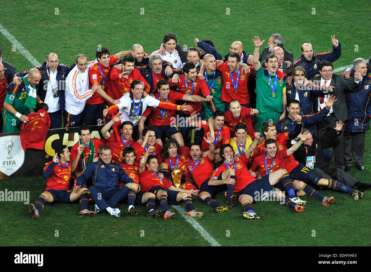 Iniesta world cup trophy hi-res stock photography and images - Alamy