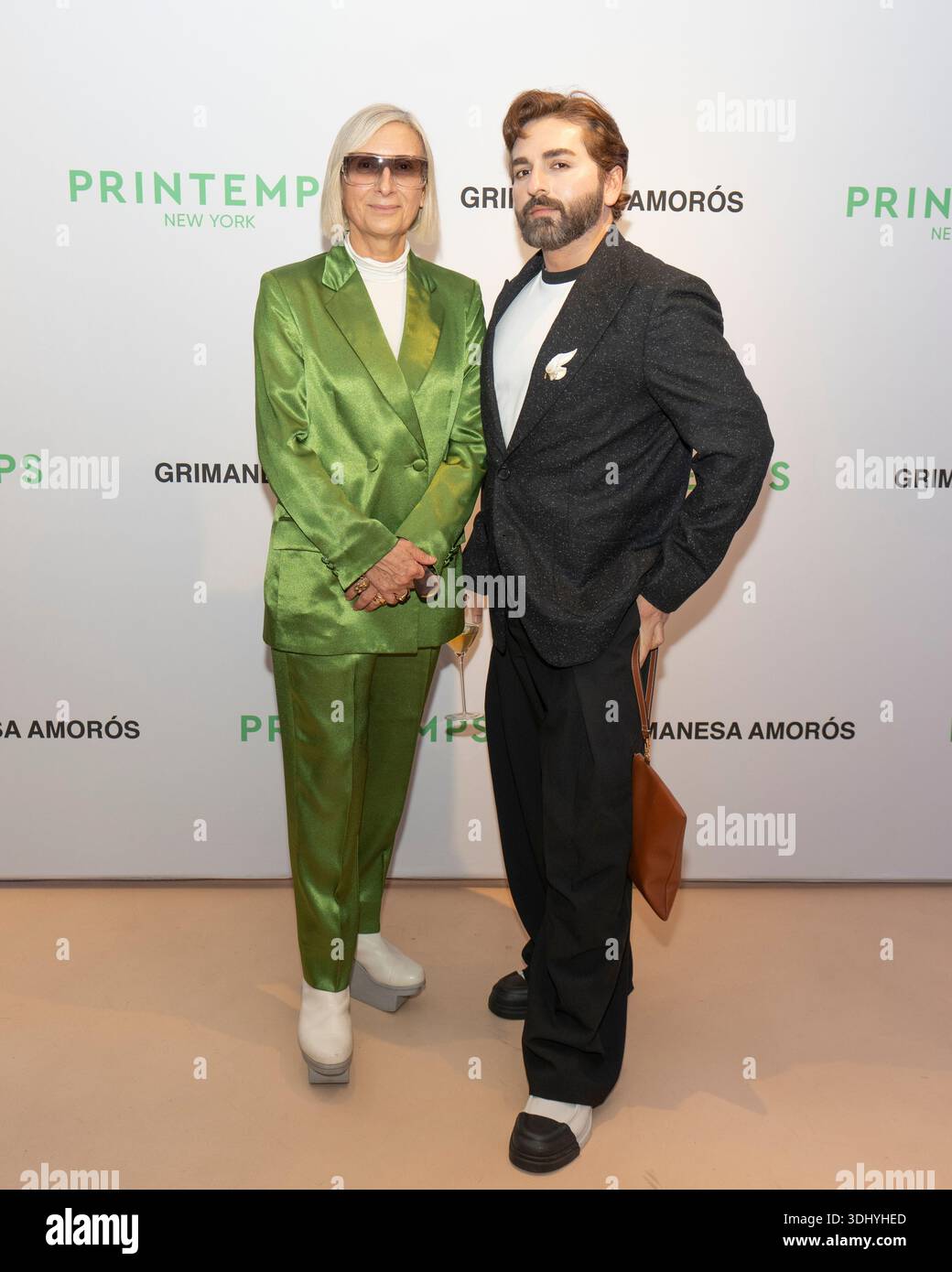Grimanesa Amorós and Rahul joshi attends Printemps New York Reveals ...