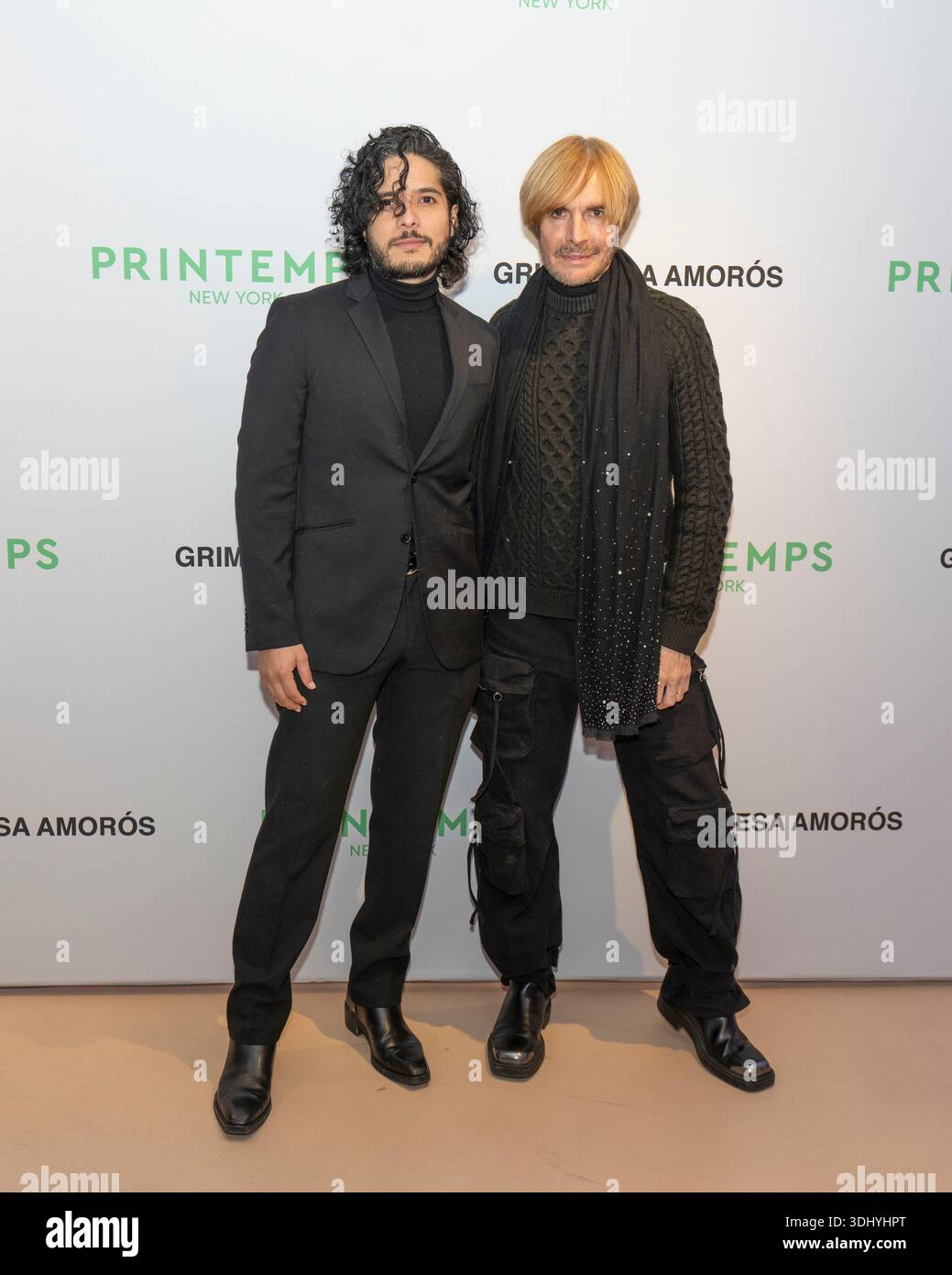 Pedro Oberto and Marc Bouwer attends Printemps New York Reveals ...