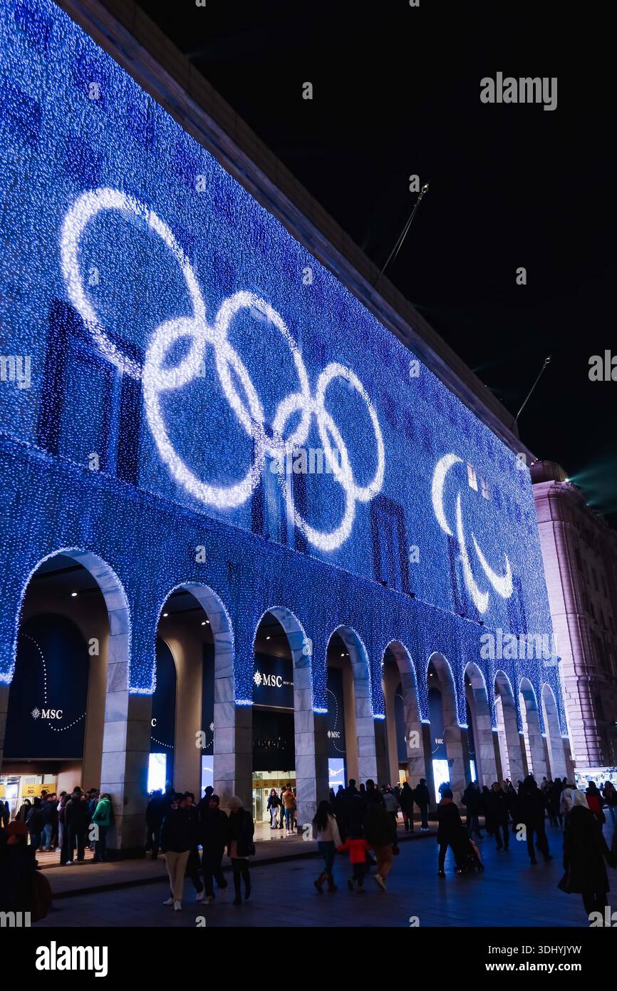 Milan, Preparations for the 25th Olympic and Paralympic Winter Games in ...