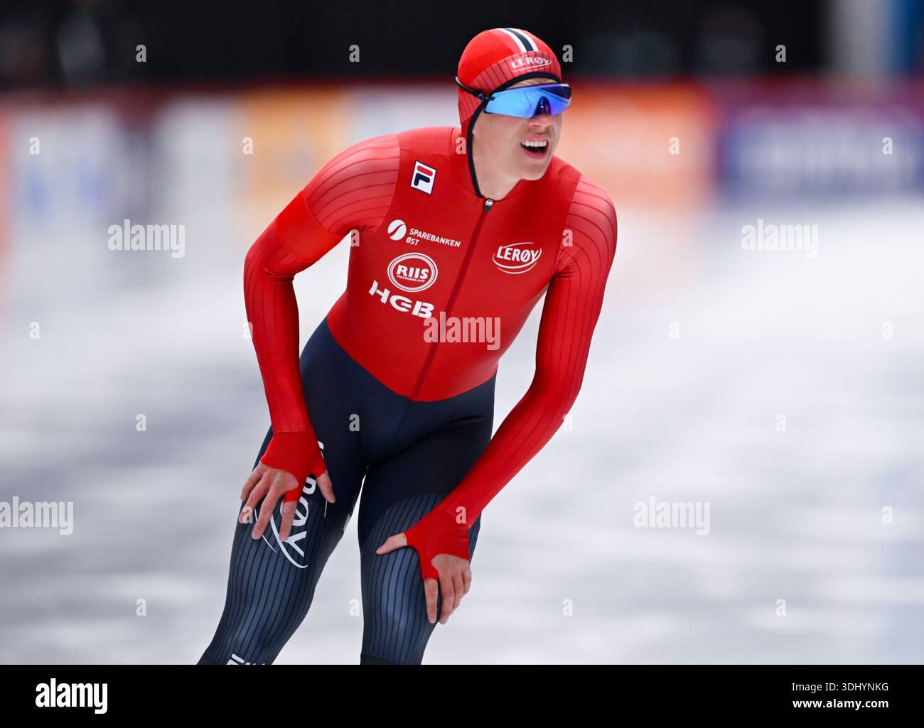 23 January 2026, Bavaria, Inzell: Speed skating: World Cup, 500 m, men ...
