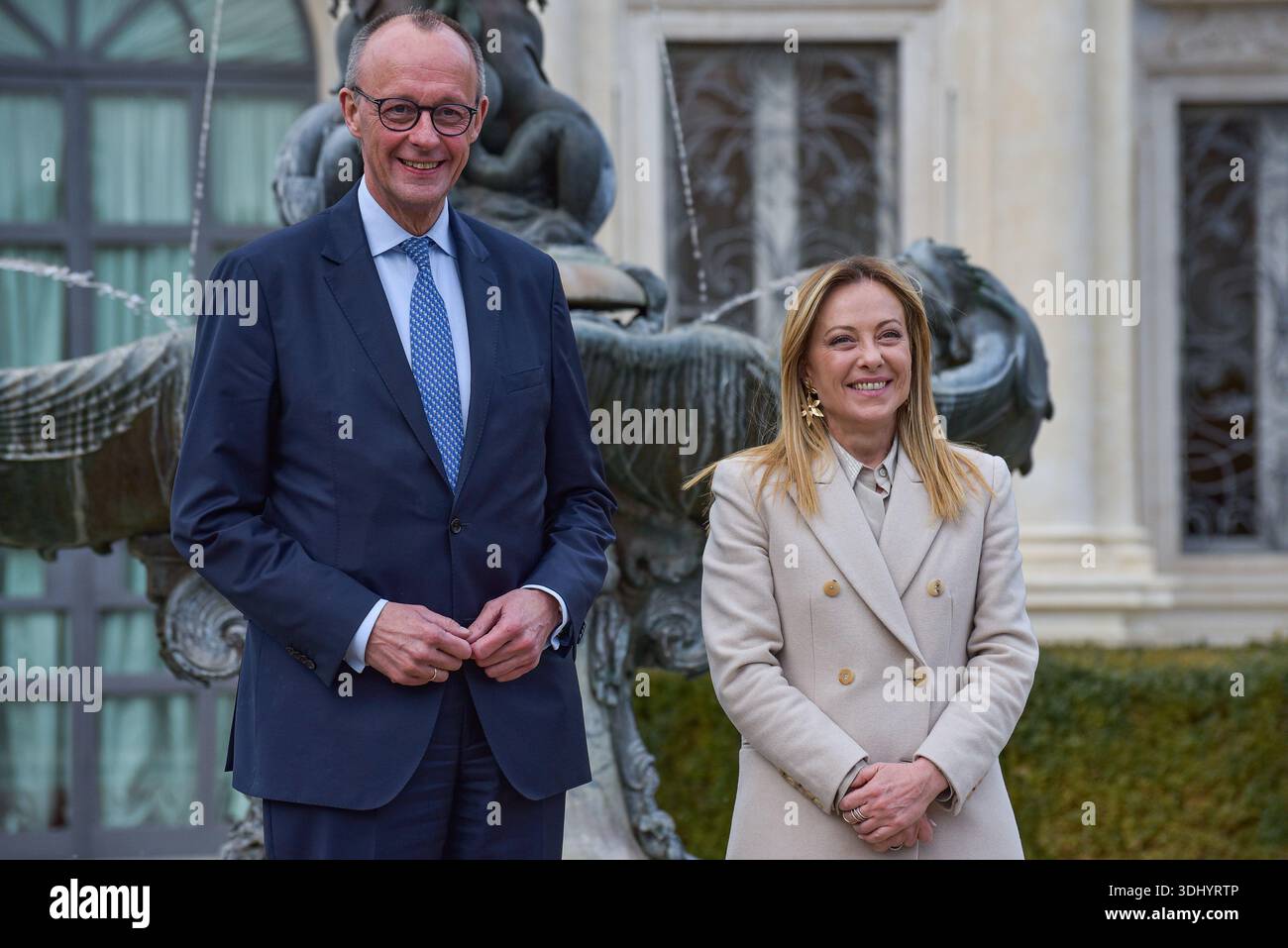 Italian Prime Minister Giorgia Meloni and German Federal Chancellor ...