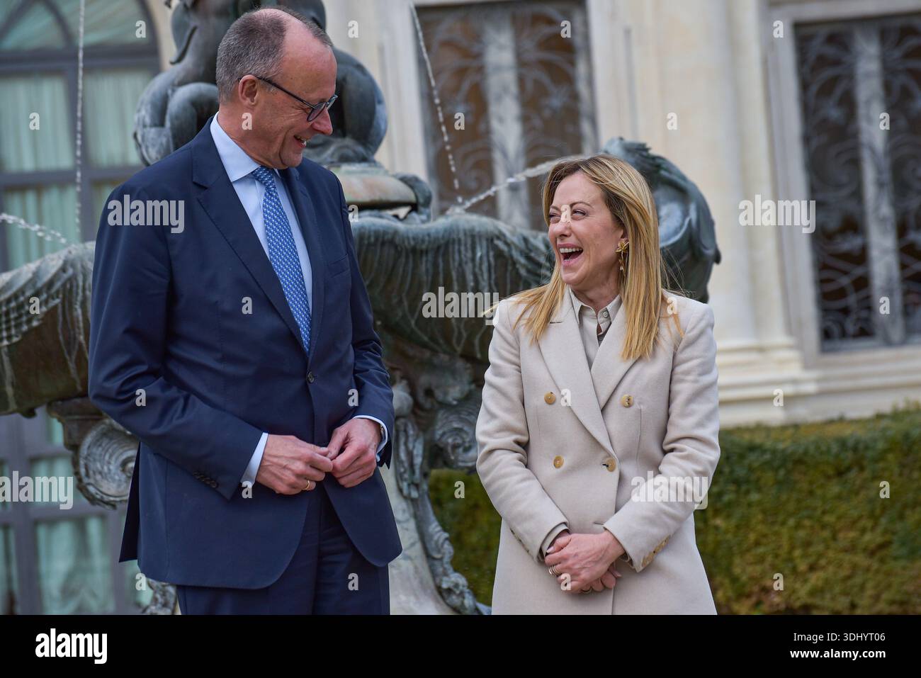 Italian Prime Minister Giorgia Meloni and German Federal Chancellor ...