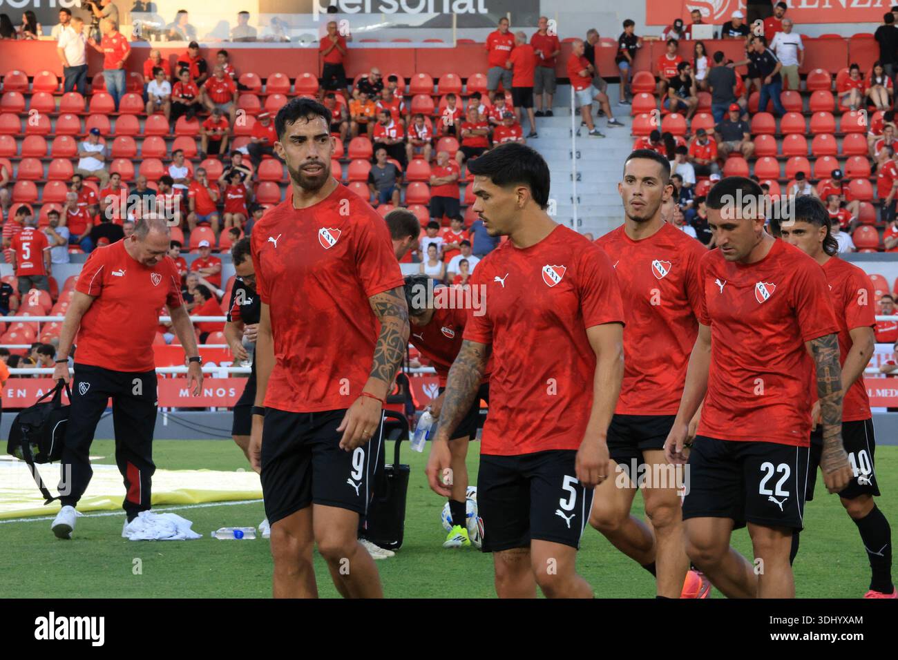 Buenos Aires, Argentina. 23rd Jan, 2026. Players of Independiente ...