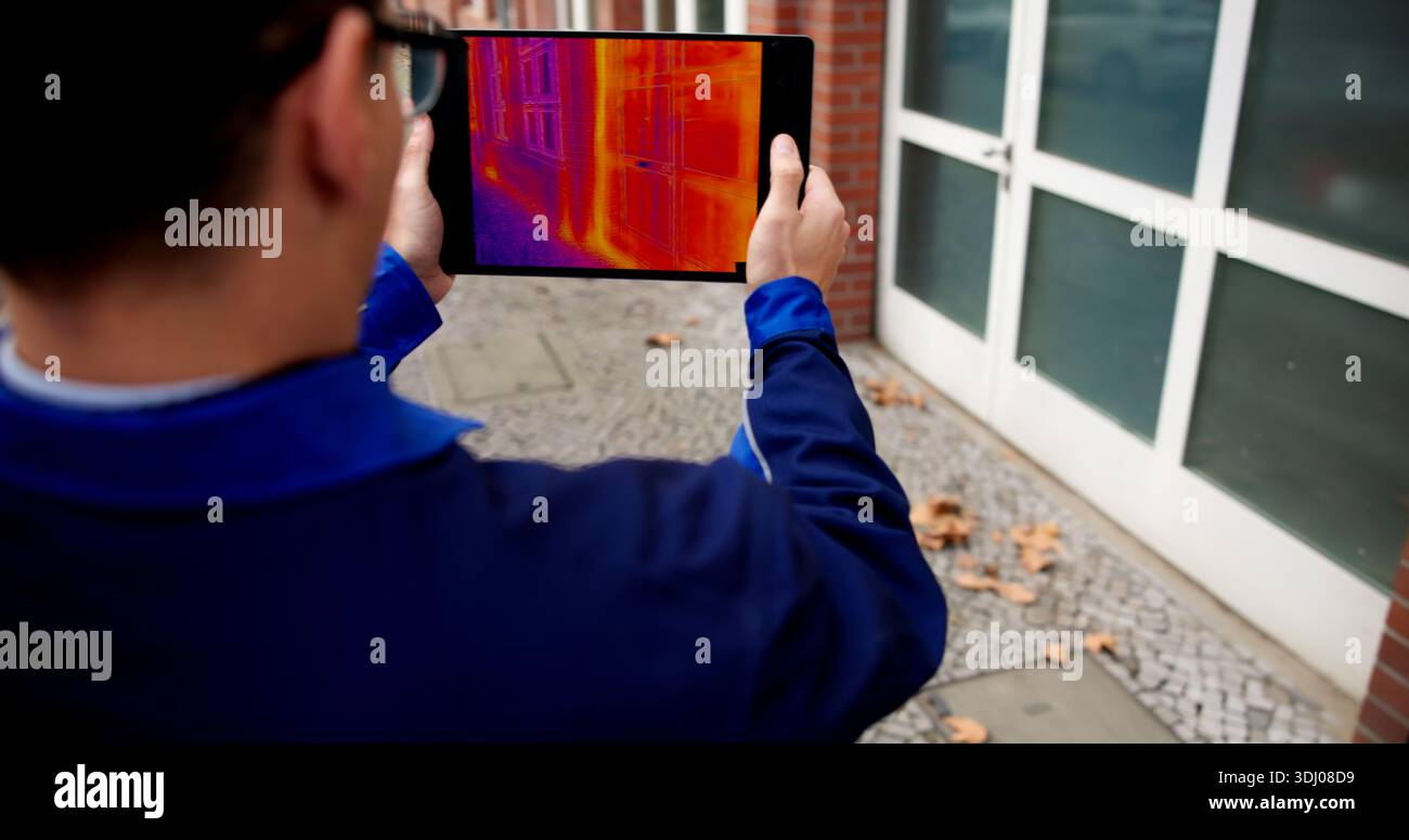 Man uses infrared thermal hi-res stock photography and images - Alamy