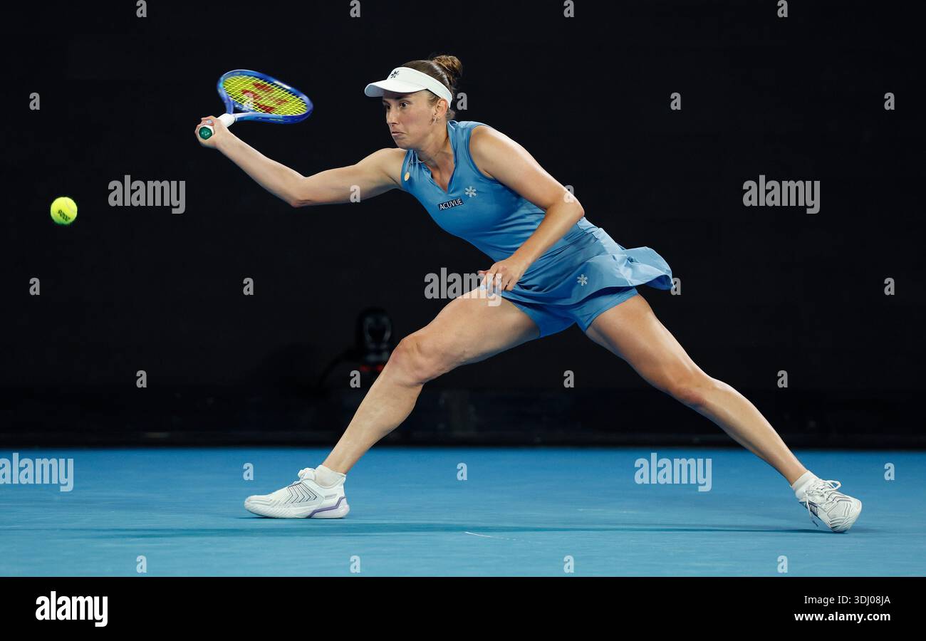 Melbourne, Australia. 24th Jan, 2026. Elise Mertens of Belgium in ...