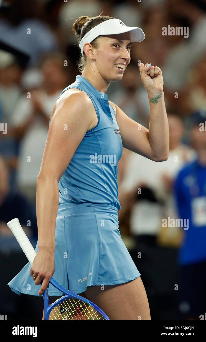 Melbourne, Australia. 24th Jan, 2026. Elise Mertens of Belgium ...
