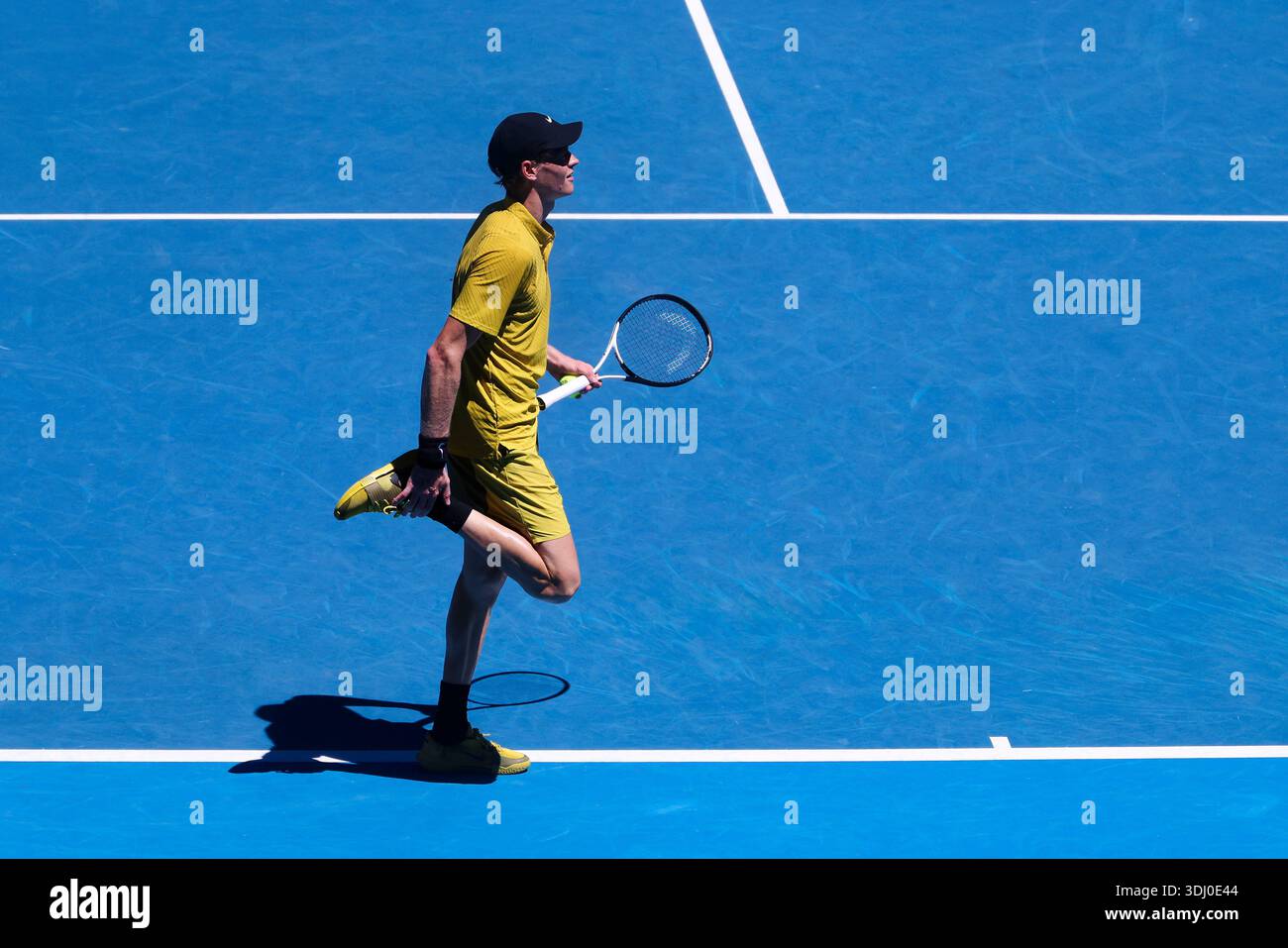Melbourne, Australia. 24th Jan, 2026. Jannik Sinner (ITA) is in action ...