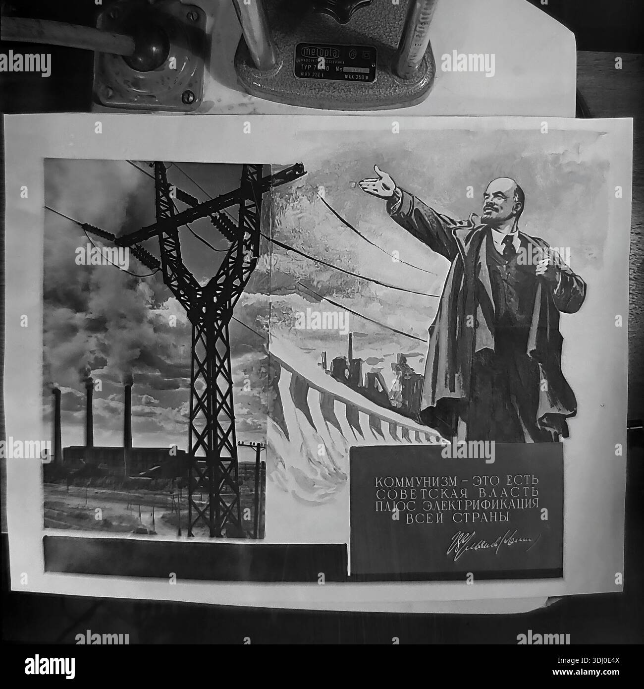 Ussr soviet propaganda poster slogan hi-res stock photography and ...