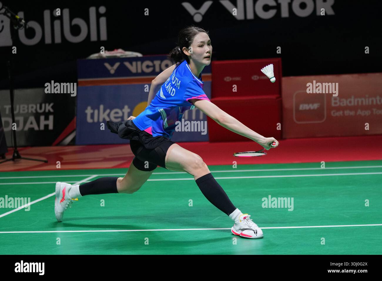 Thailand's Pitchamon Opatniputh plays against Malaysia's Karupathevan ...